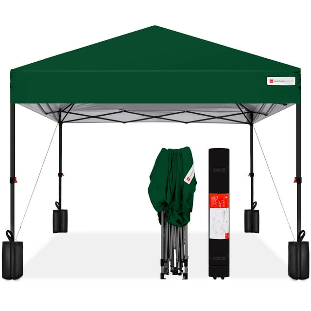 Best Choice Products Instant Pop Up Canopy 10x10ft - Easy Setup, Quick ...