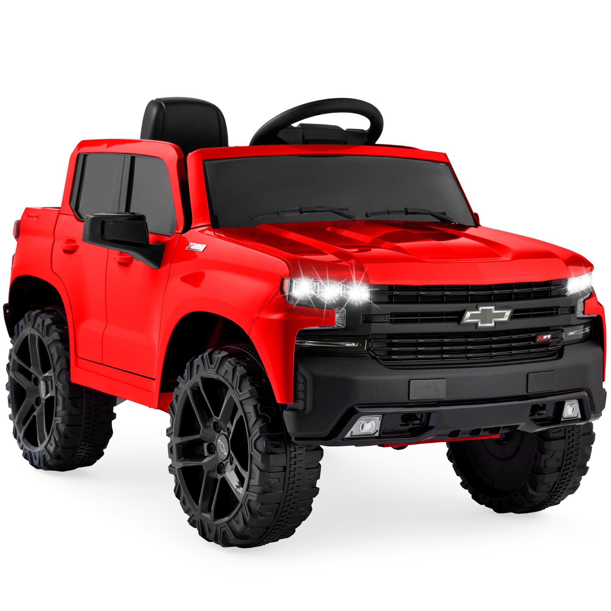 Best Choice Products Kid's Electric Drive Chevy Silverado 12V Ride On ...