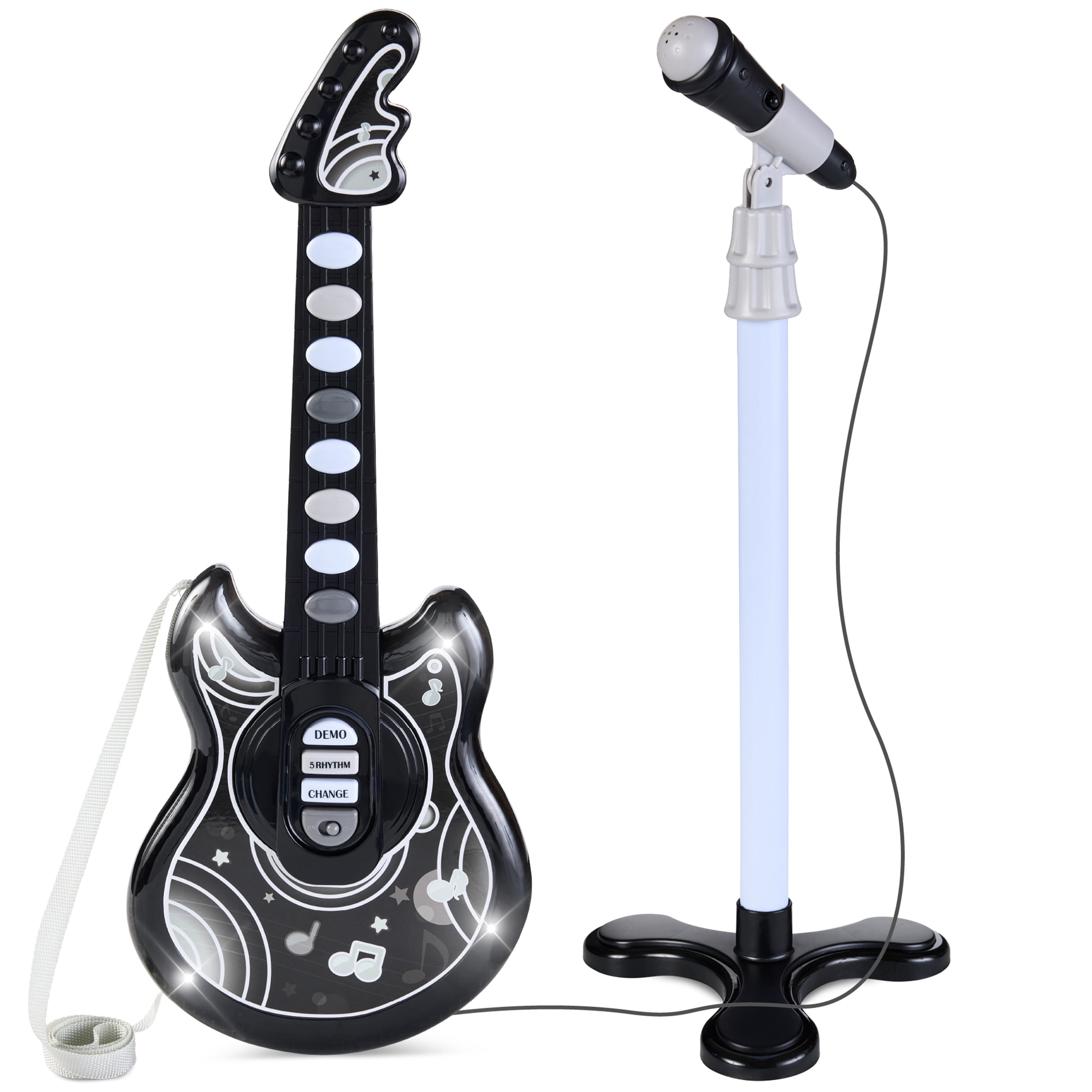 Best Choice Products 19in Kids Guitar Toy, Musical Instrument w/ Mic ...