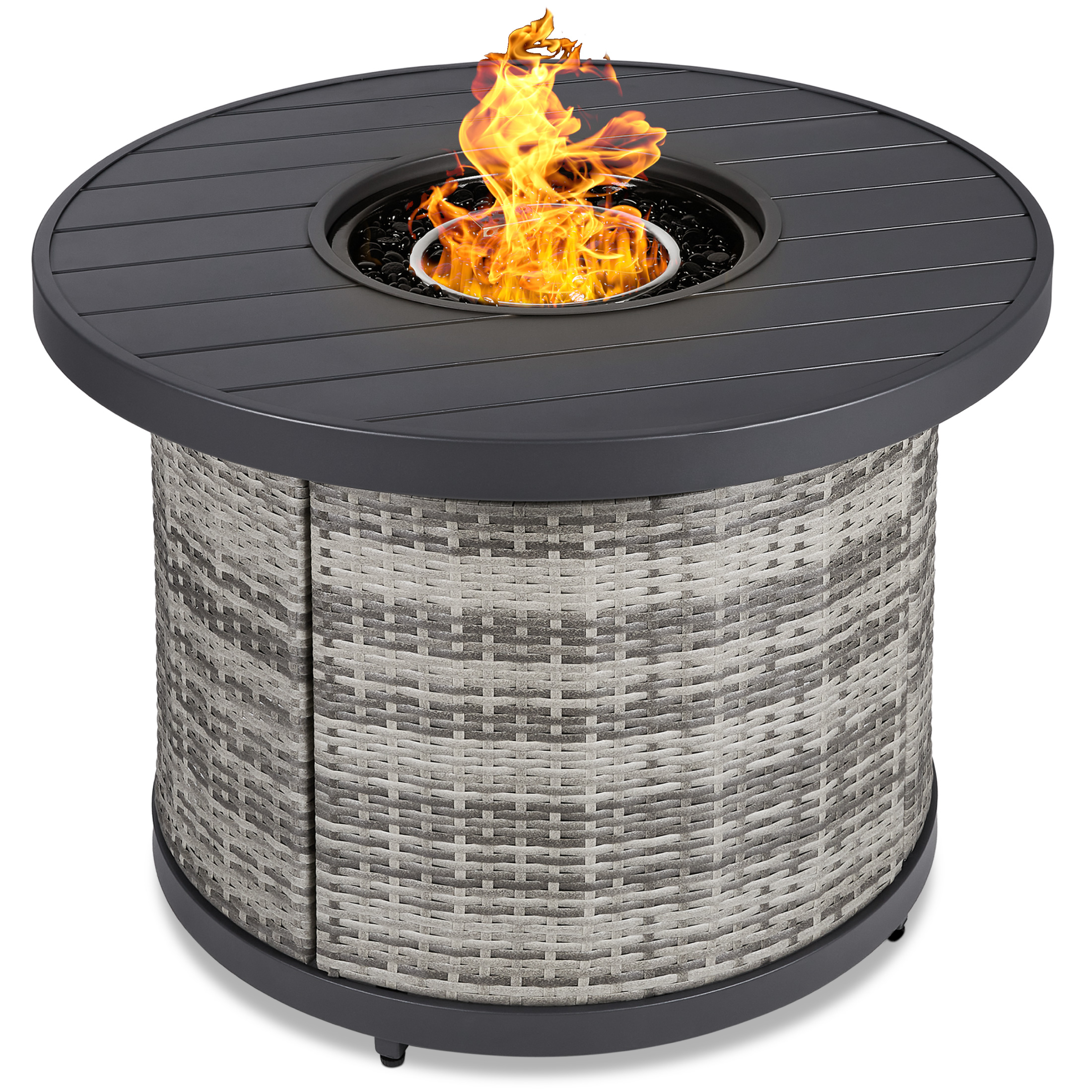 Best Choice Products 24in Hex-Shaped Steel Fire Pit for Garden ...