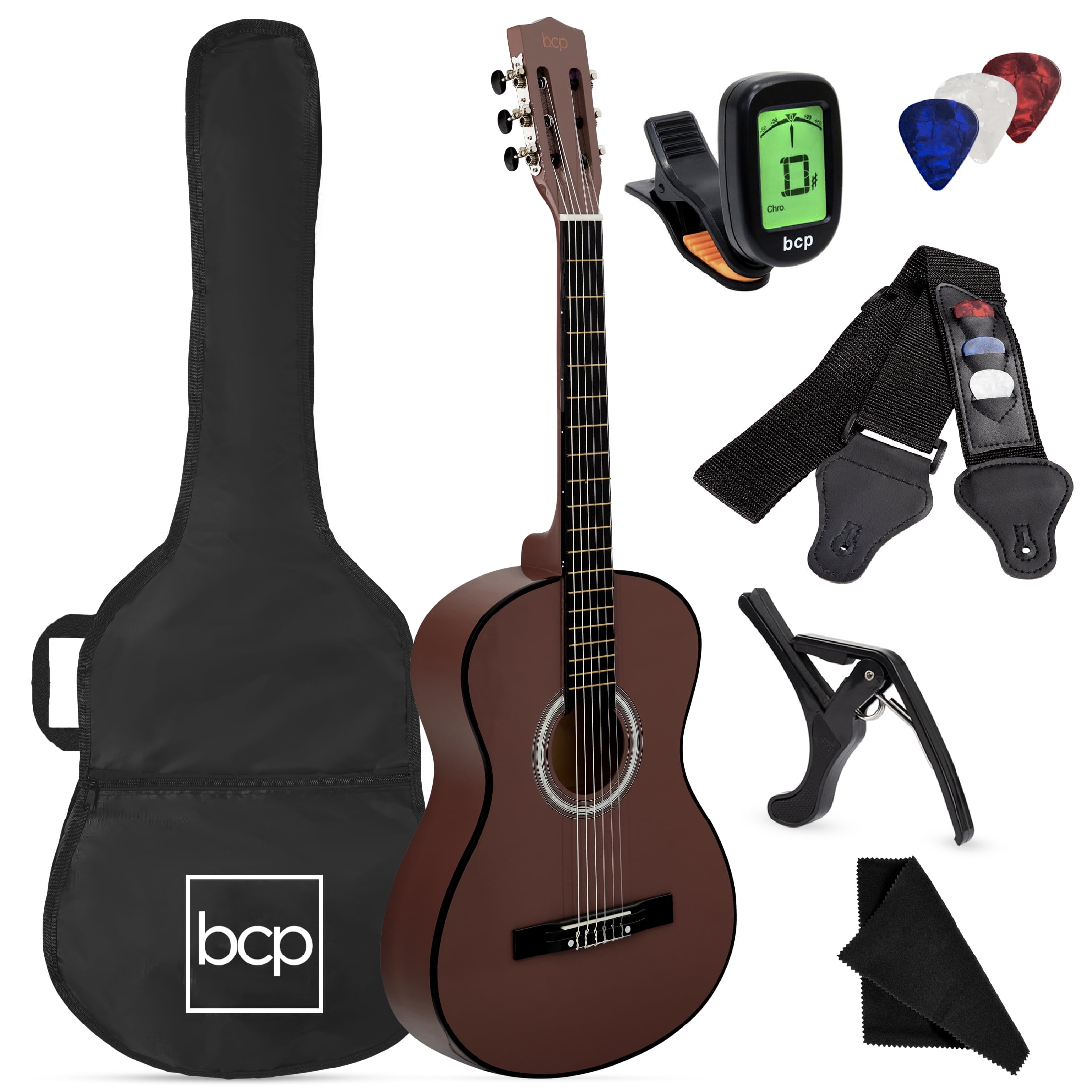 Best Choice Products 38in Beginner Acoustic Guitar Starter Kit w/ Gig ...