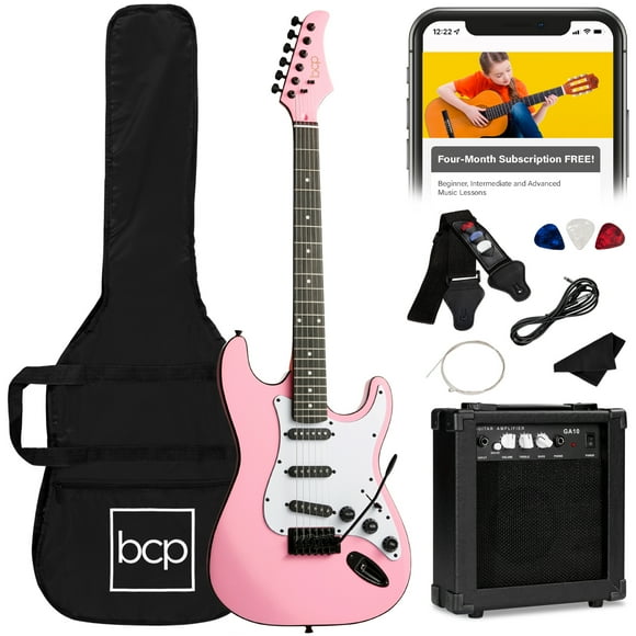 Pink Electric Guitar