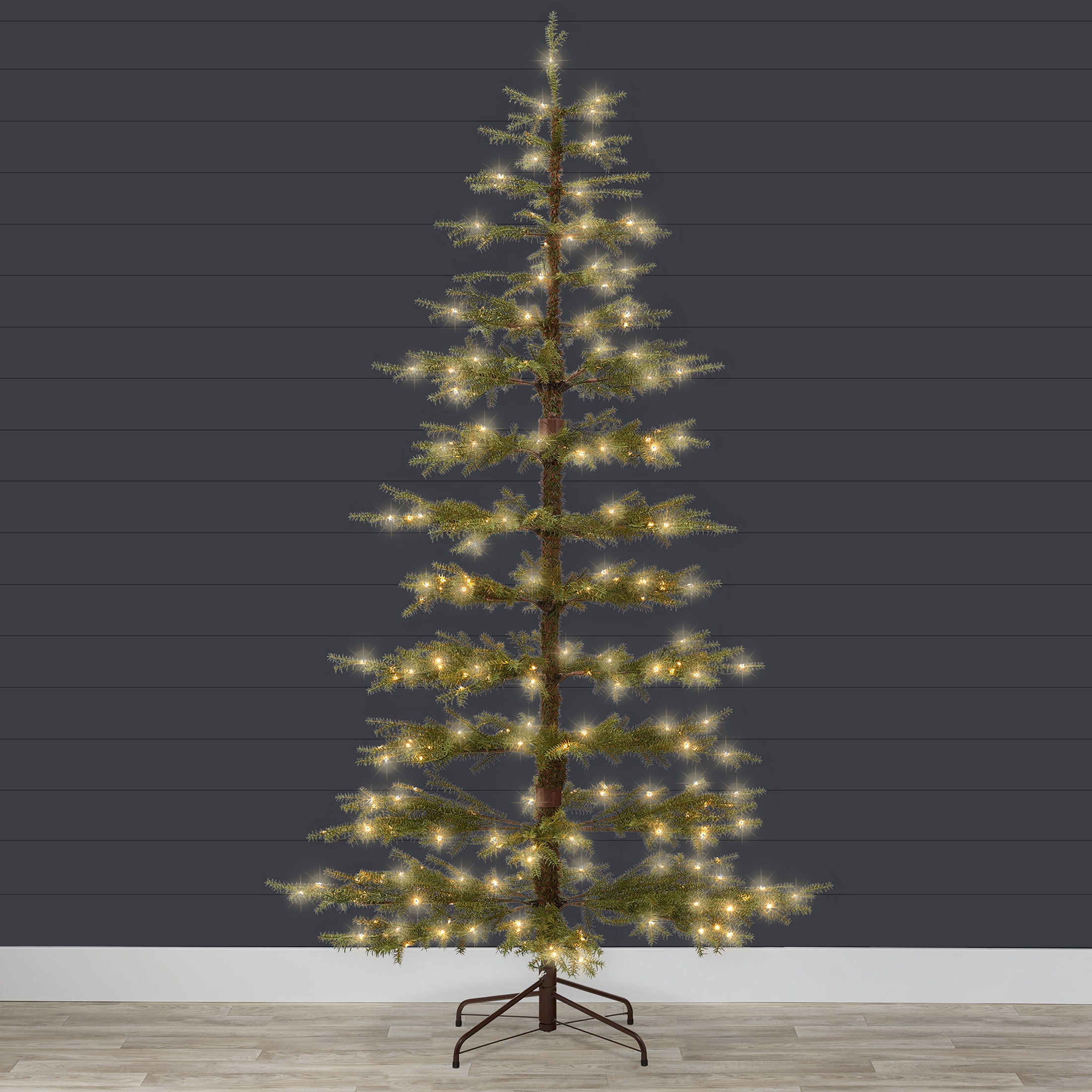 Best Choice 4.5ft Pre-Lit Sparse Christmas Tree w/ Multi-Function 100 2 ...