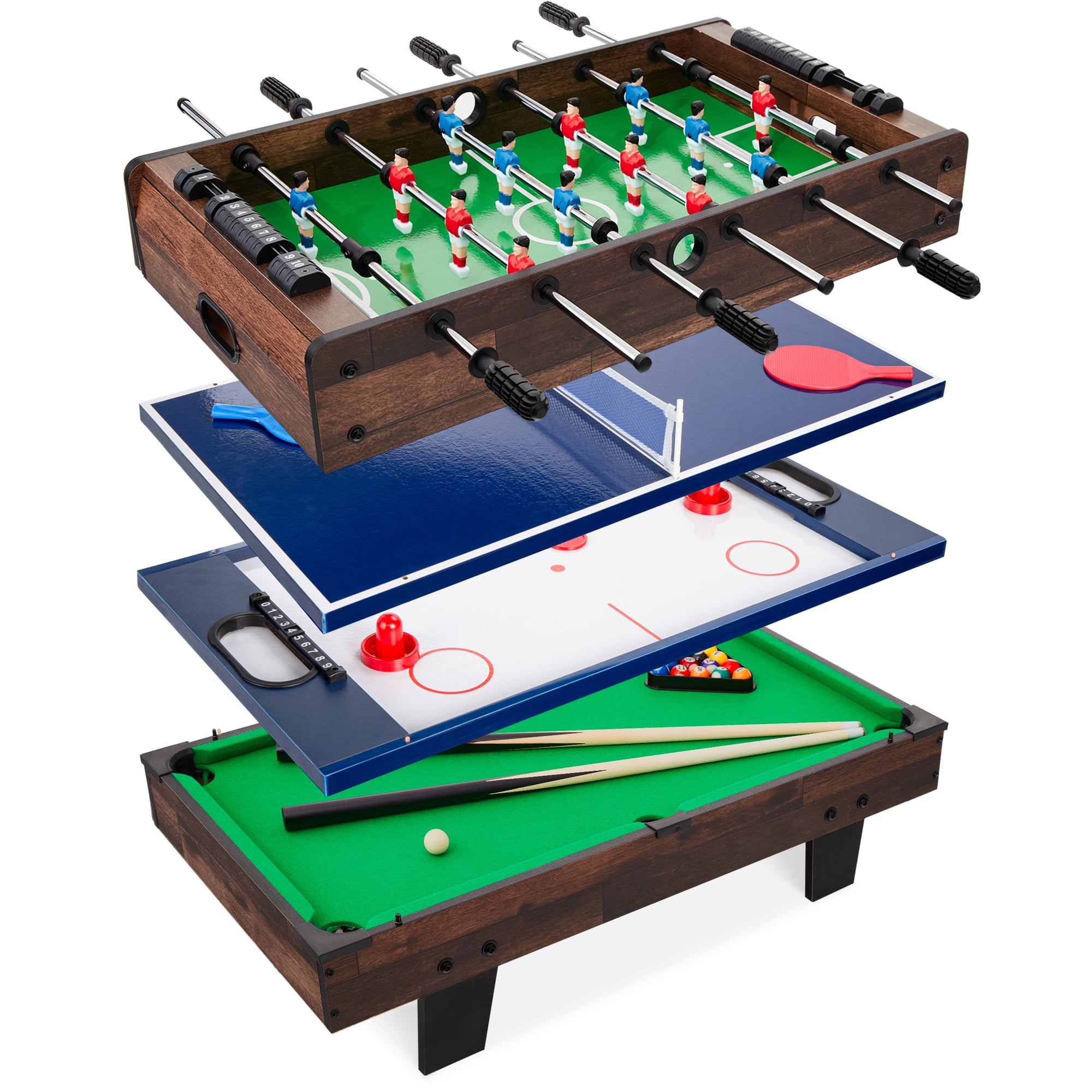 Best Choice 4-in-1 Game Table for Kids: Home Arcade Set w/ Pool, Air ...