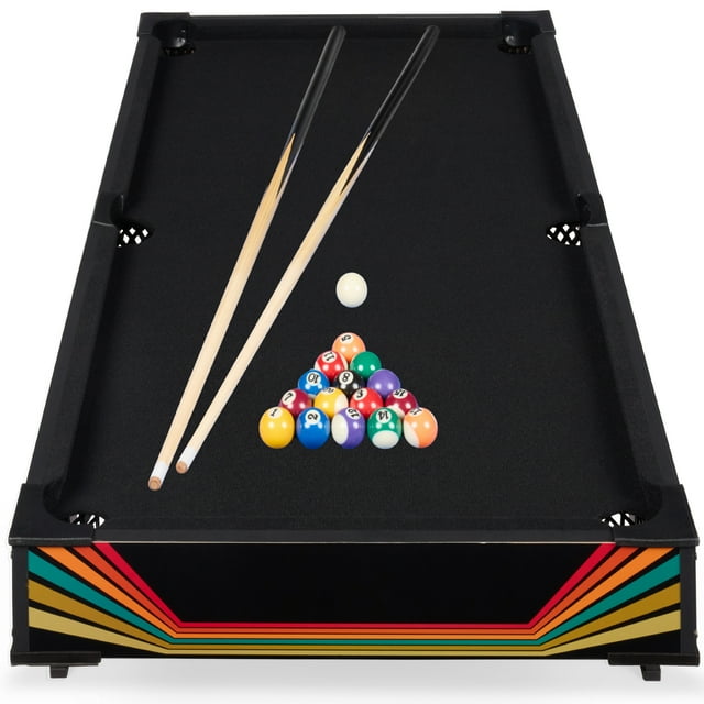 Best Choice Products 40in Tabletop Billiard Table, Pool Game Table w/ 2 ...