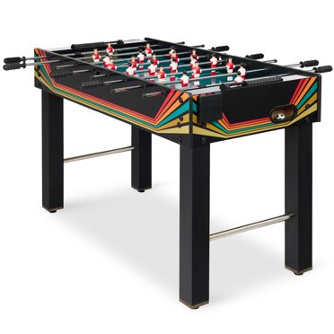 RayChee 48" Folding Foosball Table, Foldable Space Saving Table Soccer ...