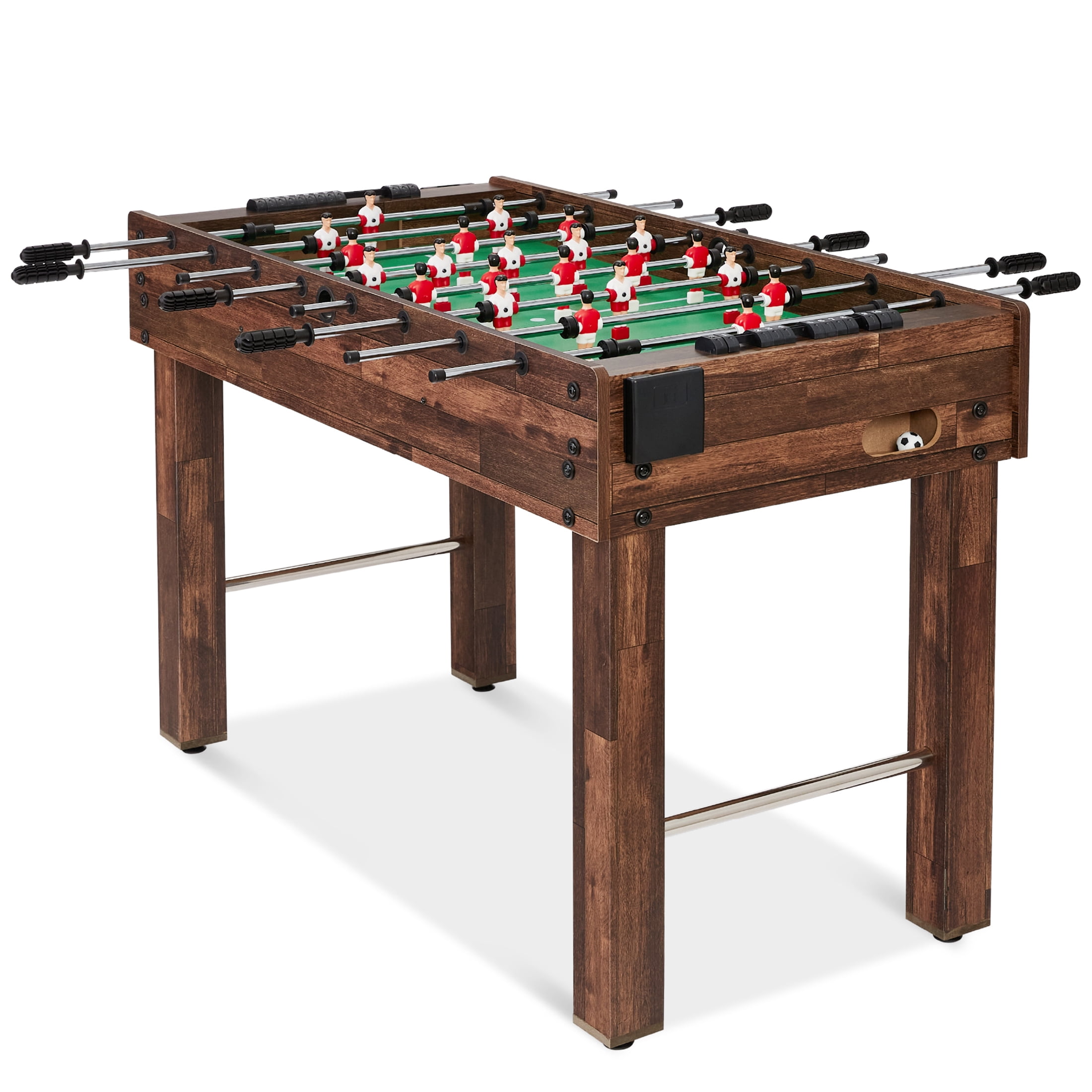 Best Choice Products 48in Foosball Table w/ 2 Balls, Cup Holders - Dark ...