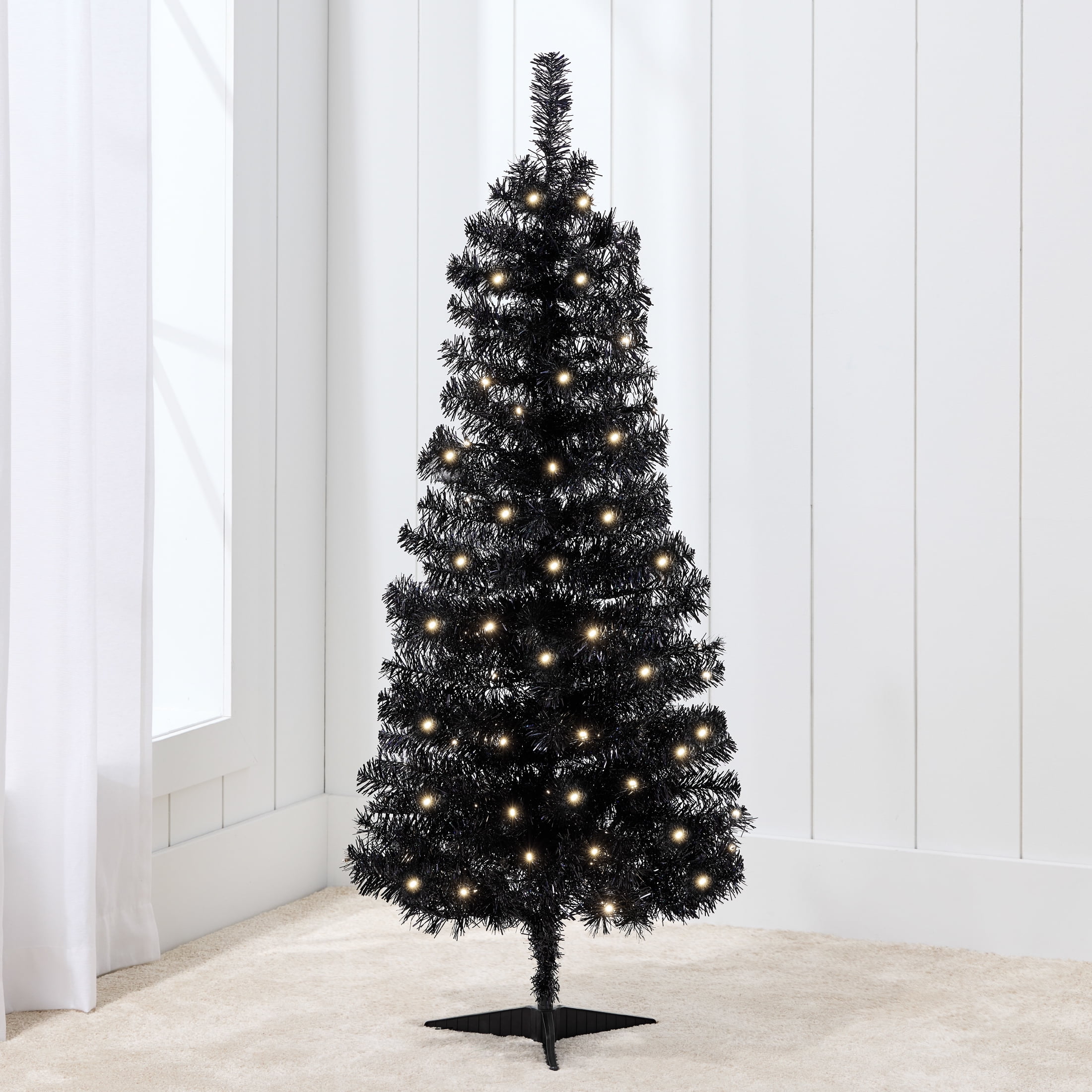 Best Choice Products 4ft Prelit Colored Christmas Tree, Artificial Tree ...