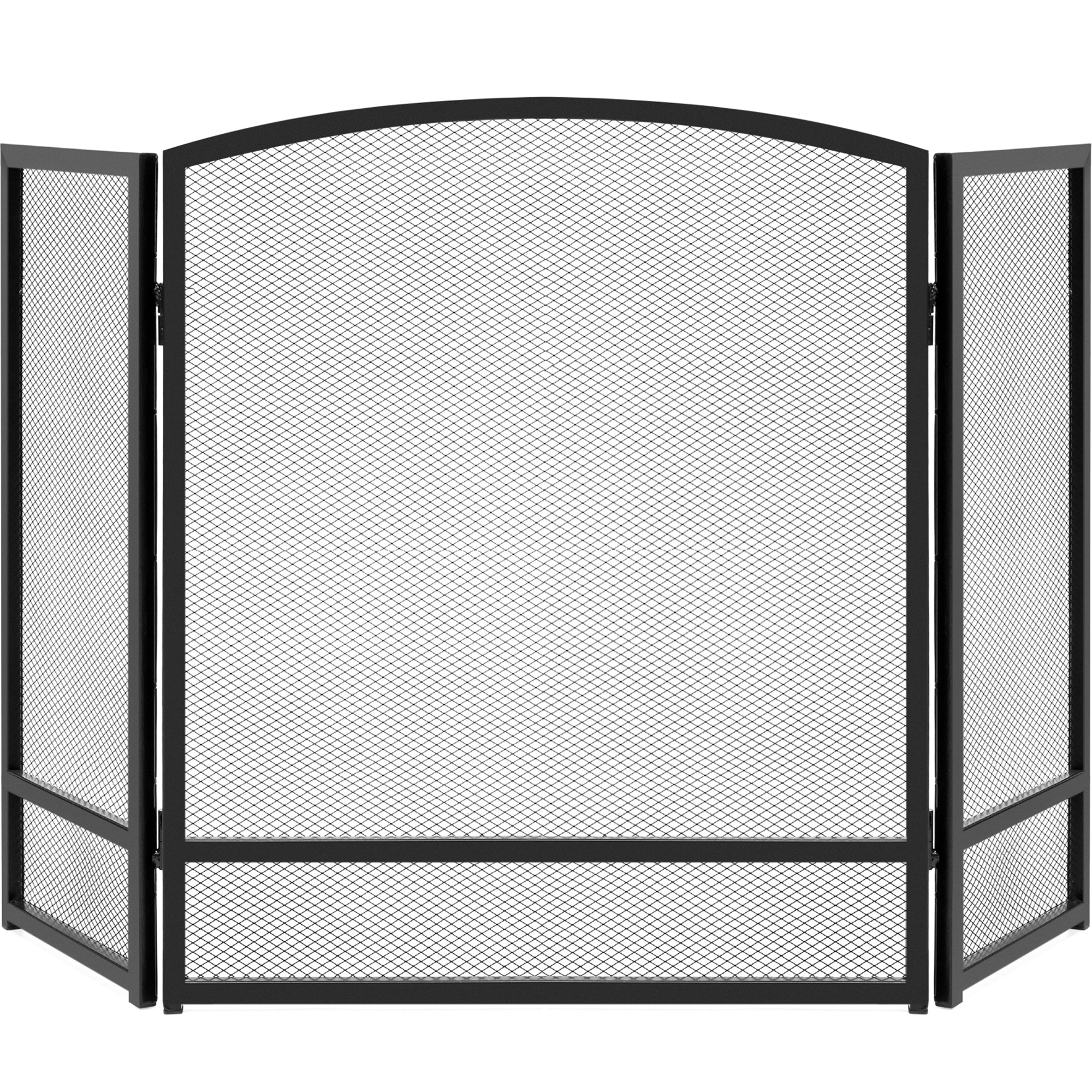 Best Choice Products 3-Panel 55x33in Wrought Iron Fireplace Safety ...