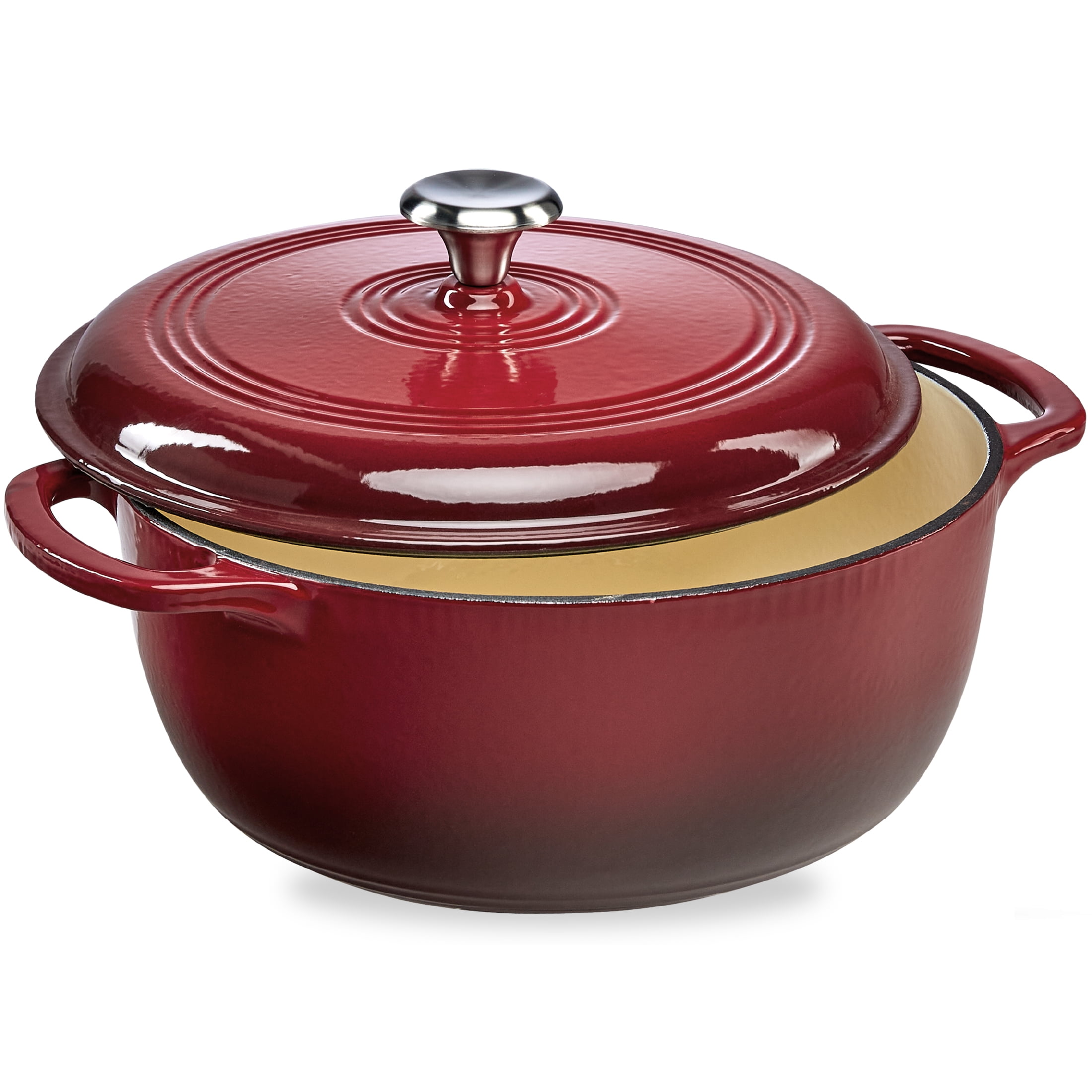 Best Choice Products Large 7.5 Quart Enamel Cast-Iron Dutch Oven, Heavy ...