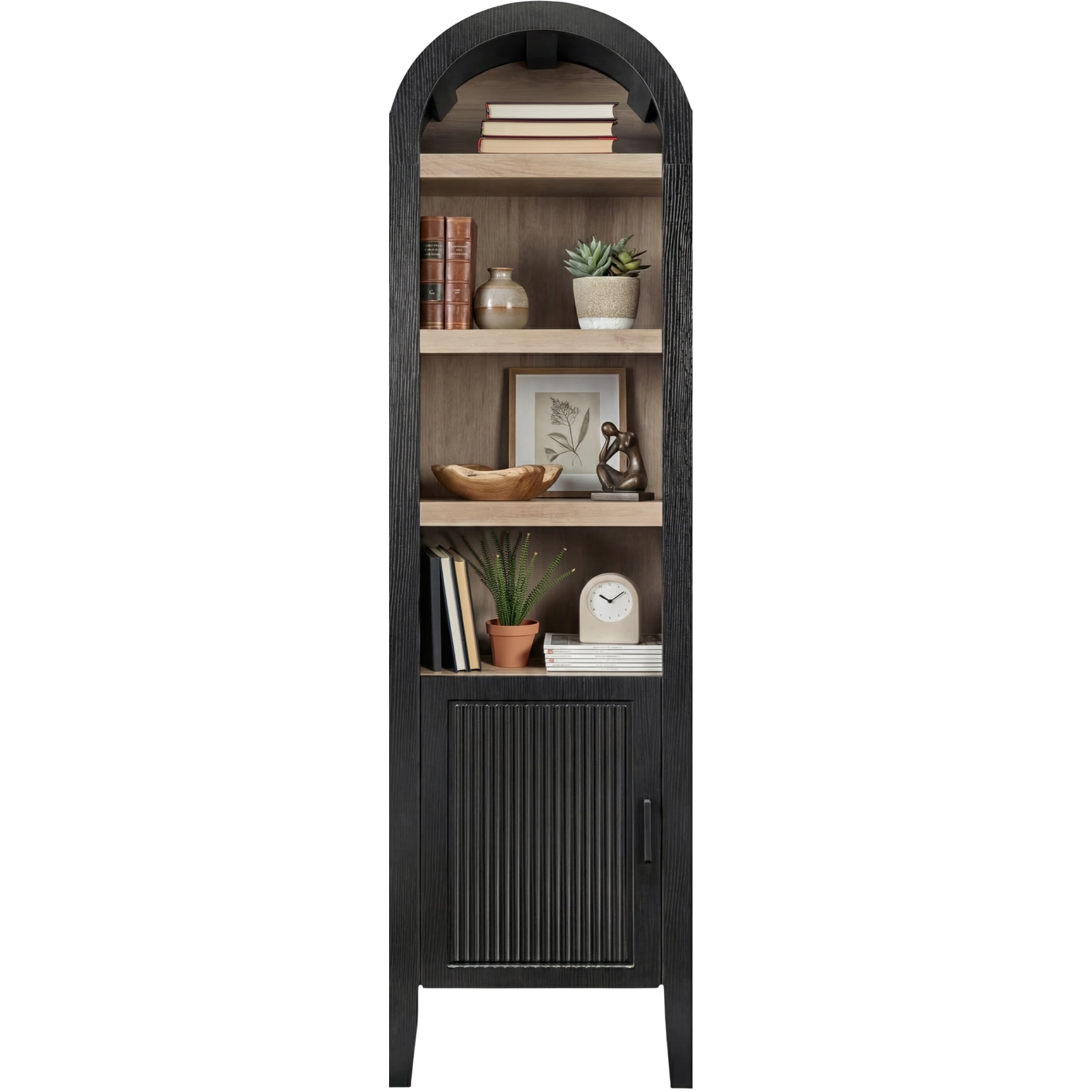Best Choice Products 72" Tall Narrow Arched Pantry Cabinet w/ Door, 4 ...