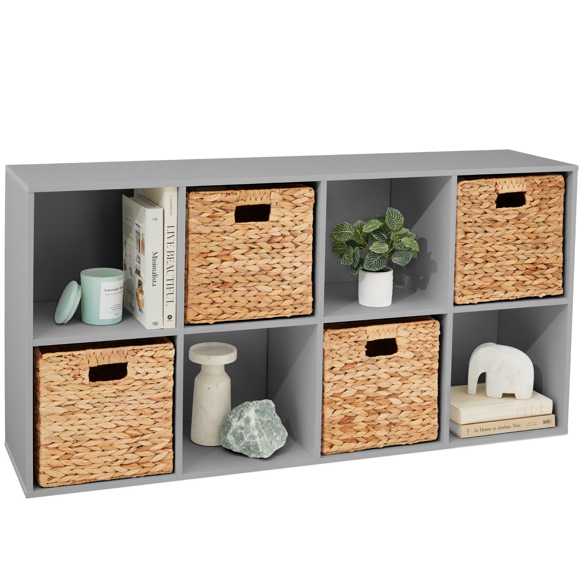 Best Choice Products 8-Cube Bookshelf, 11in Display Storage System ...