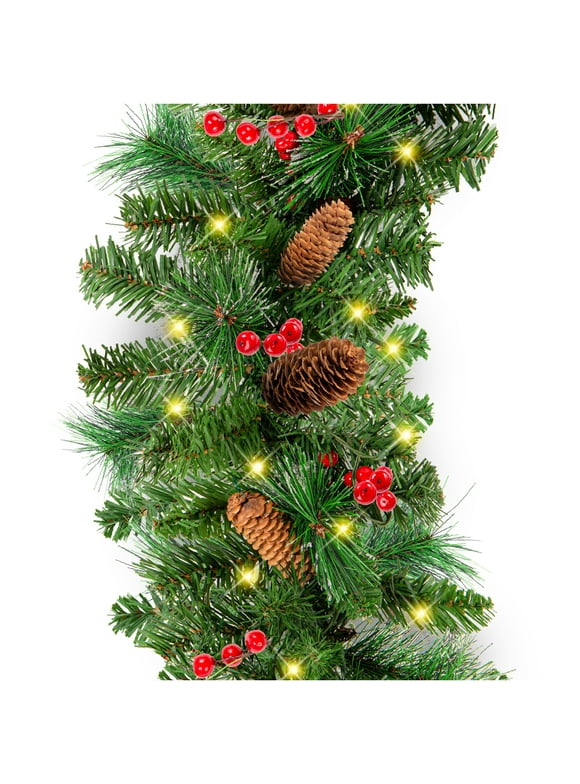 Flocked Christmas Garlands in Christmas Garlands - Walmart.com