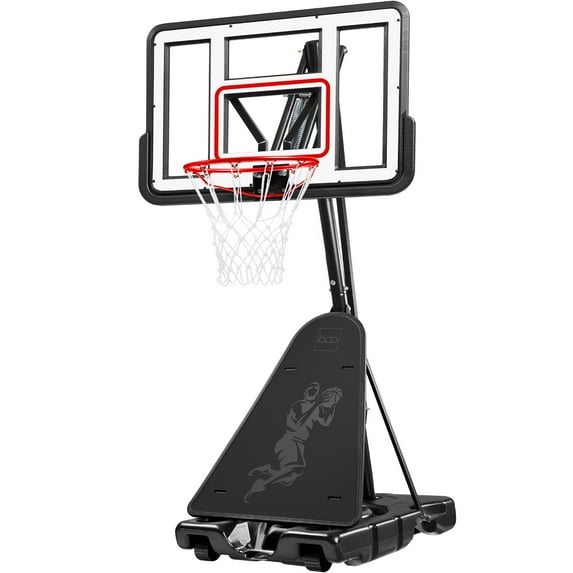 Best Choice Products Adjustable 4.4-10ft Basketball Hoop, Portable Goal ...