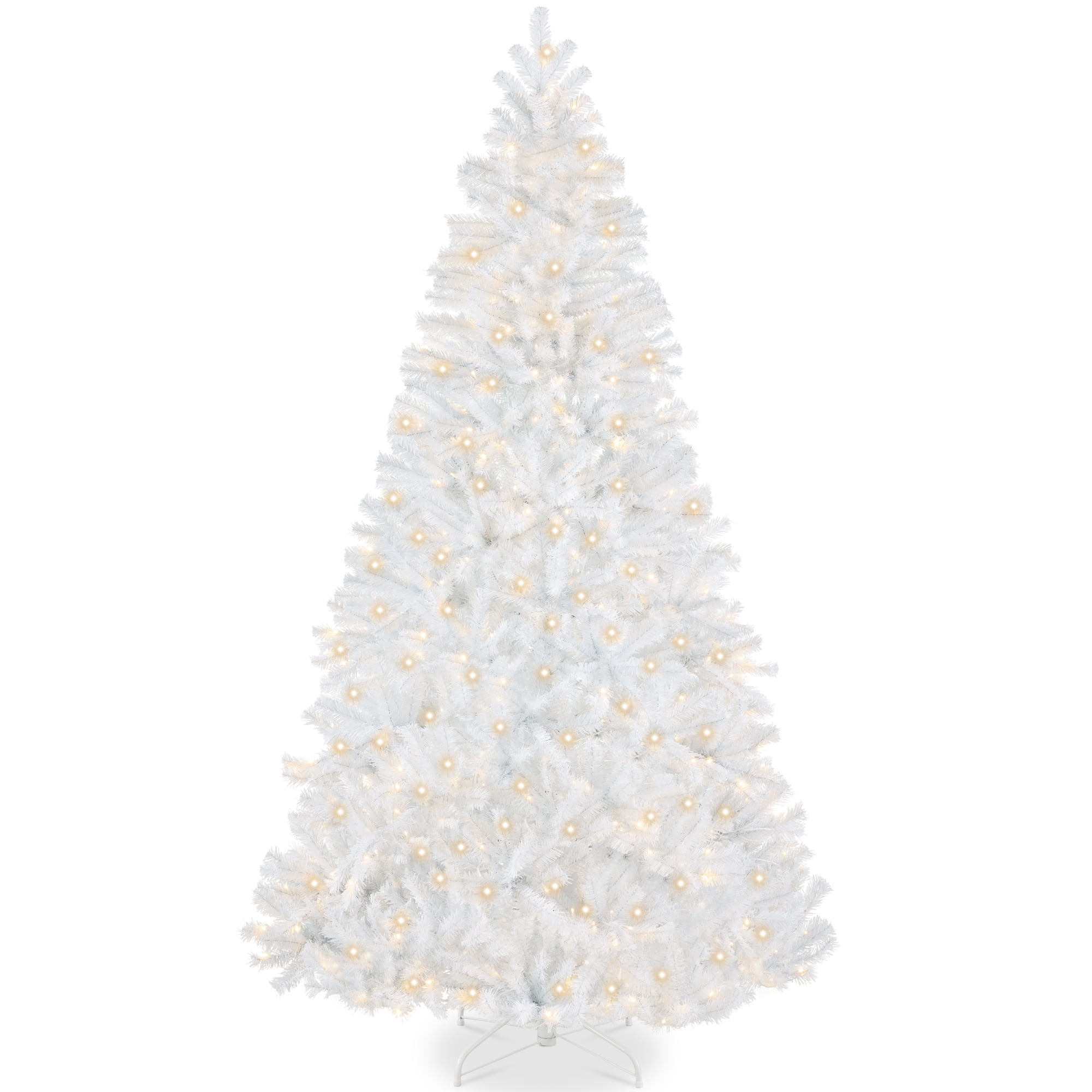 Best Choice Products Artificial Christmas Tree, 7.5ft Premium Pre-Lit ...