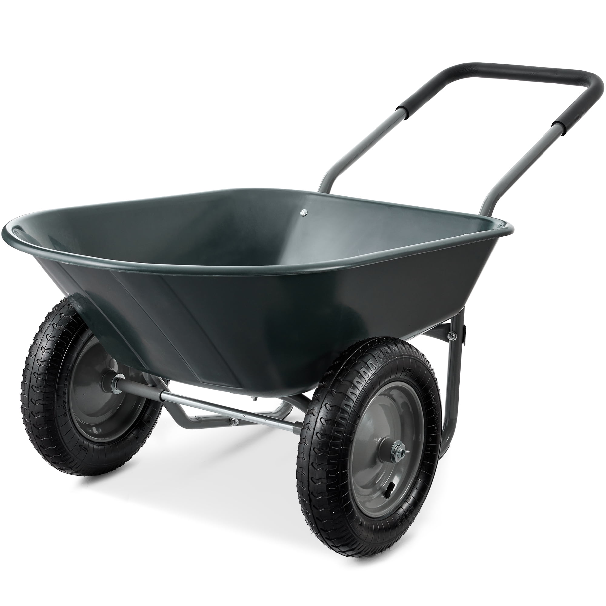 Brandclub - Best Choice Products Dual-Wheel Home Wheelbarrow Yard ...