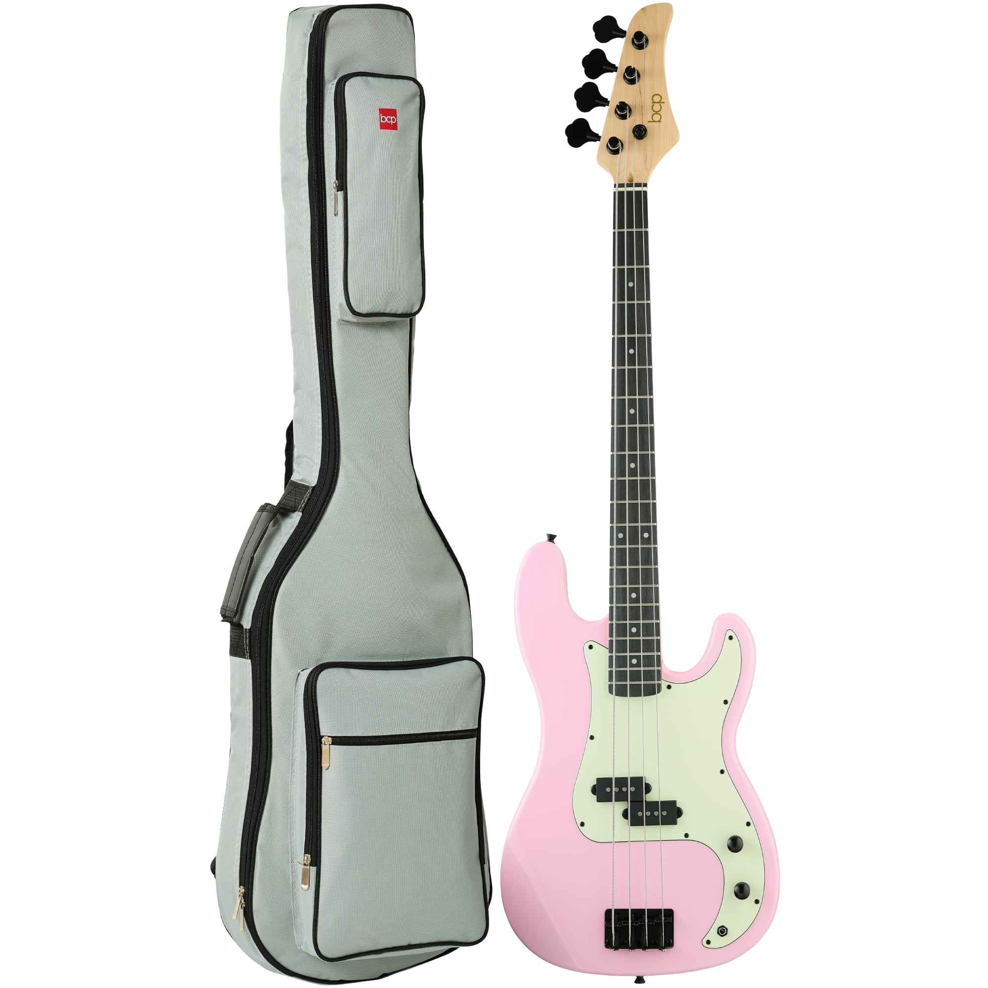 Best Choice Products Full Size Beginner 4-String Electric Guitar Bass ...