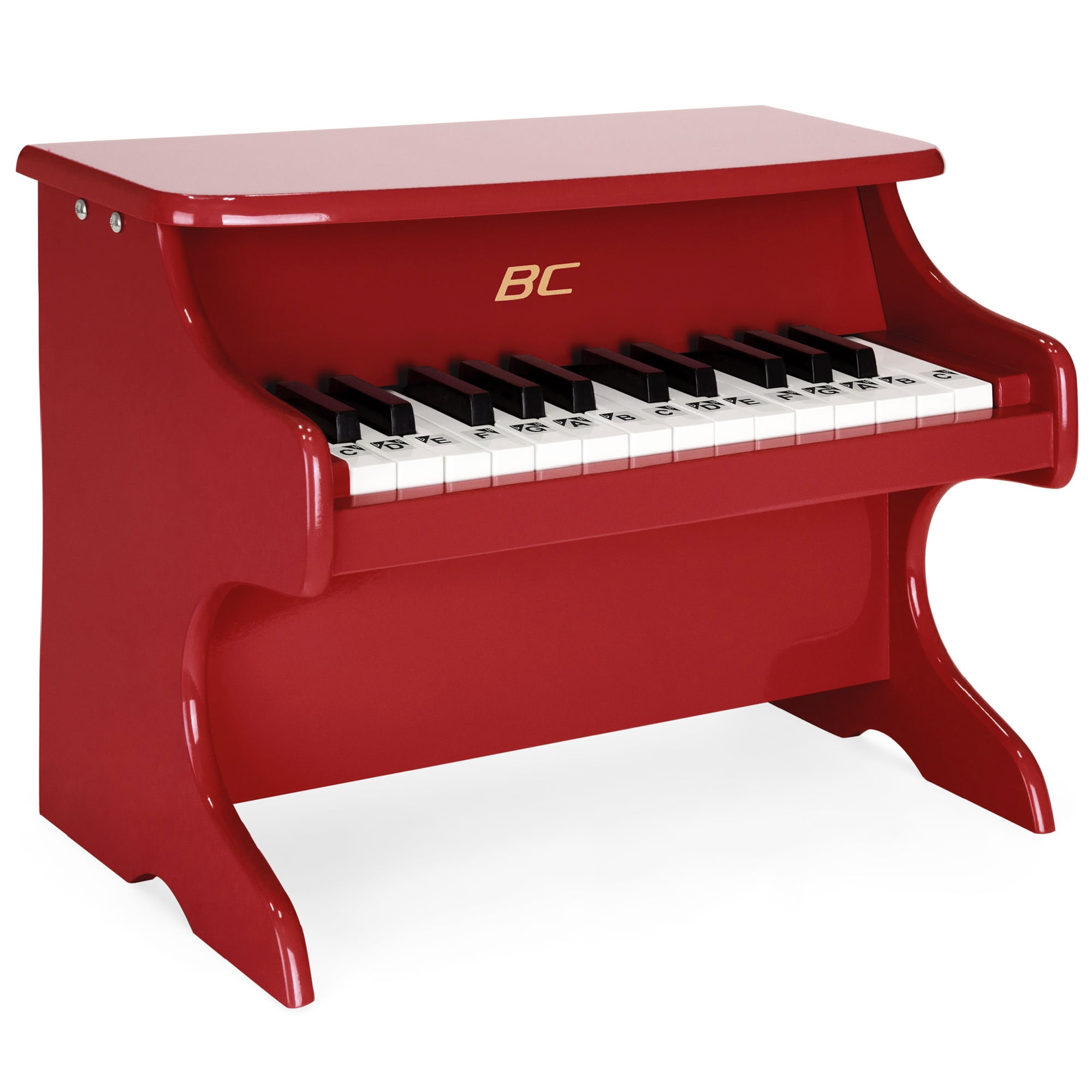 Best Choice Products Kids 25-Key Wooden Learn-To-Play Mini Piano w ...