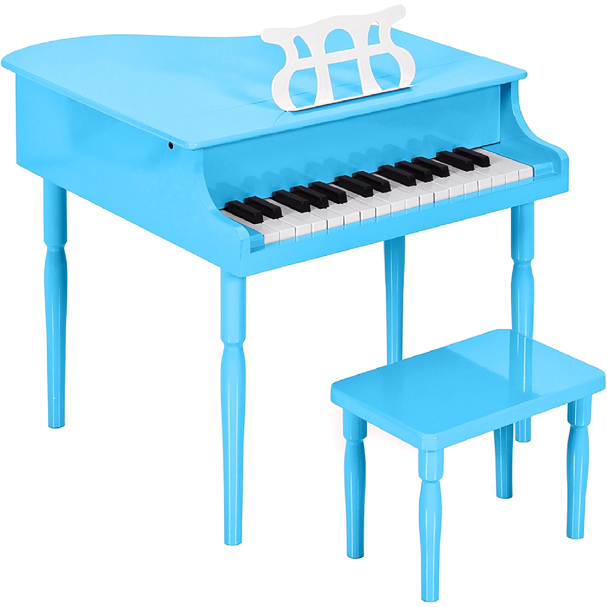 Best Choice Products Kids Classic 30-Key Mini Piano w/ Lid, Bench ...