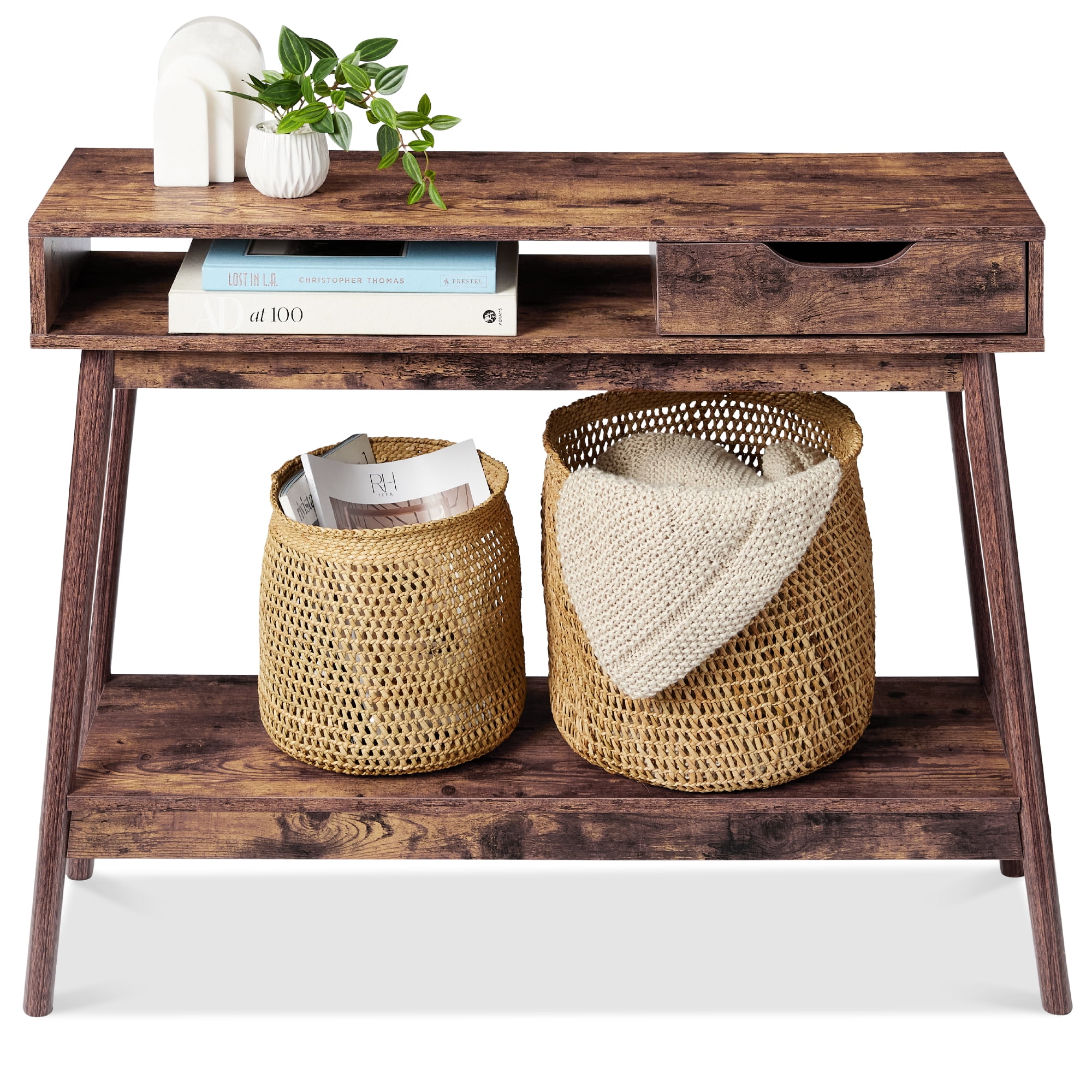 Best Choice Products Mid-Century Modern Hallway Console Table, Space ...