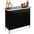 Best Choice Products Portable Pop-Up Bar Table for Indoor Outdoor ...
