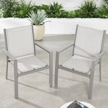Best Choice Products 4-Piece Textilene Patio Set with Loveseat, Chairs ...