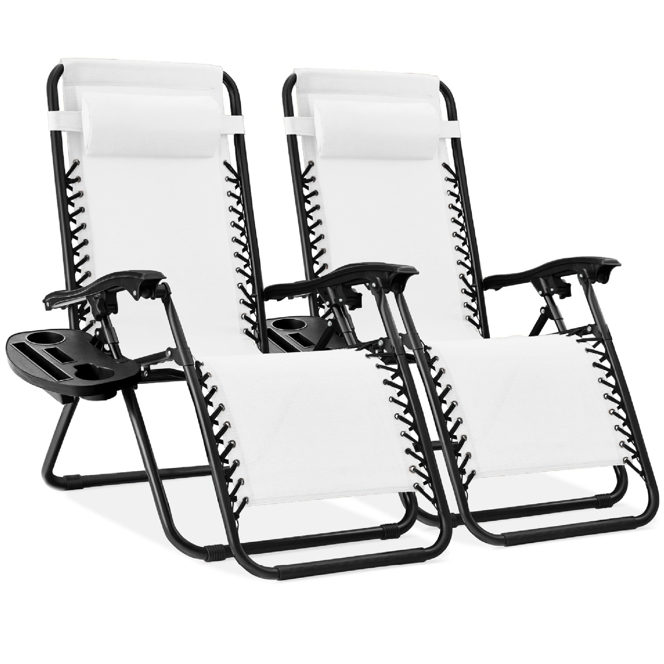 Best Choice Products Set of 2 Zero Gravity Lounge Chair Recliners for ...
