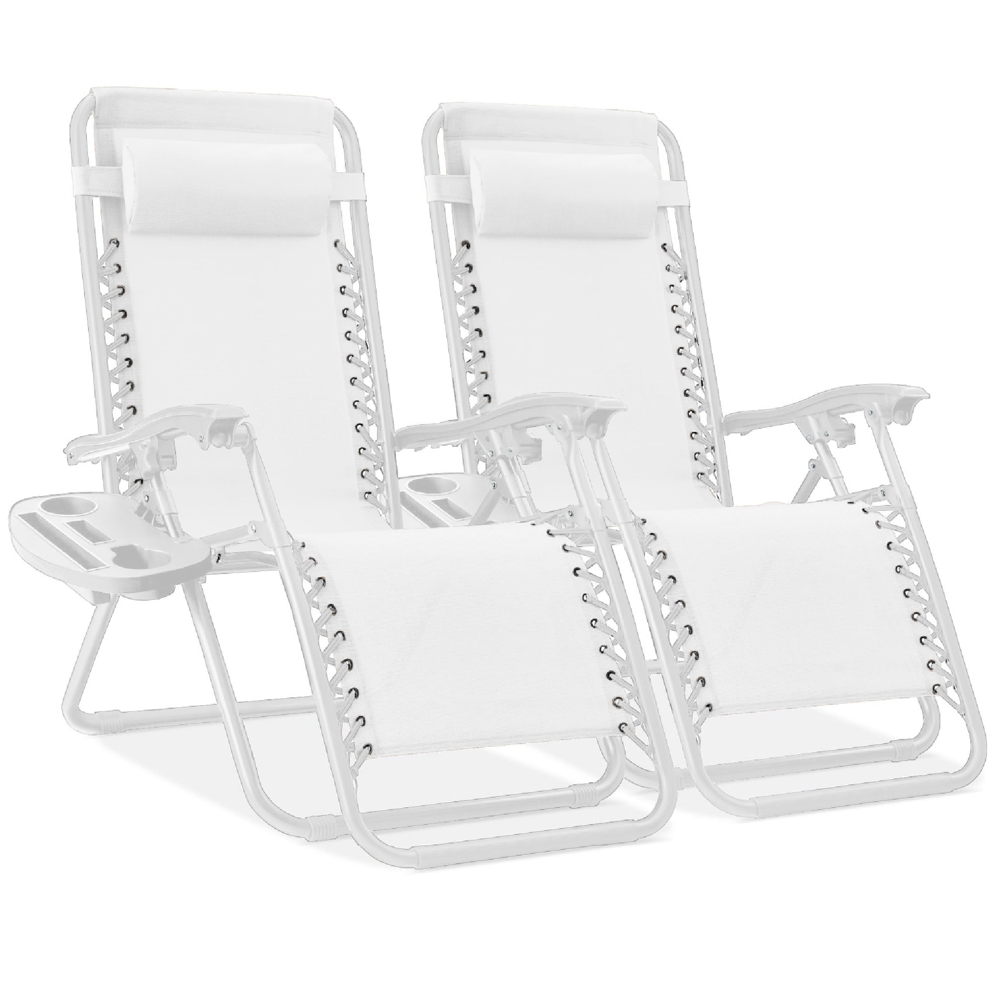 Best Choice Products Set of 2 Zero Gravity Lounge Chair Recliners for ...