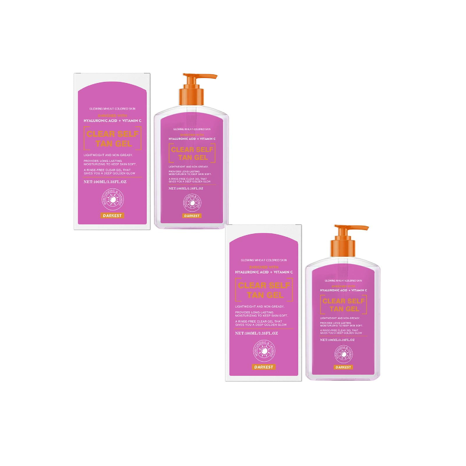 Best Clear Self Tanning Gel with Mitt Kit - Glow Your Own Way Bundle ...