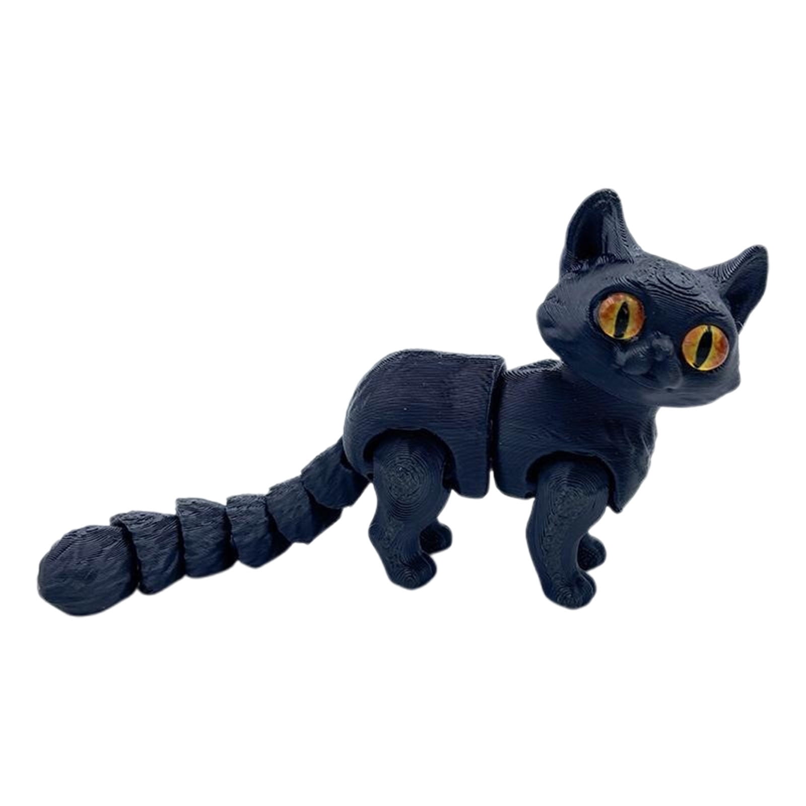Best Clearance! 3D Printed Adorable Kitten Black, 3D Printed Cute Cat ...