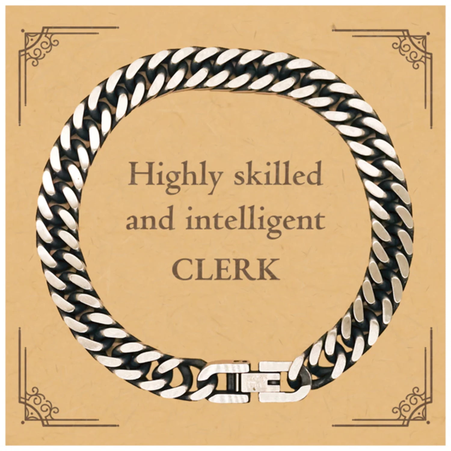 Best Clerk Gifts, Highly skilled and intelligent, Appreciation Birthday ...