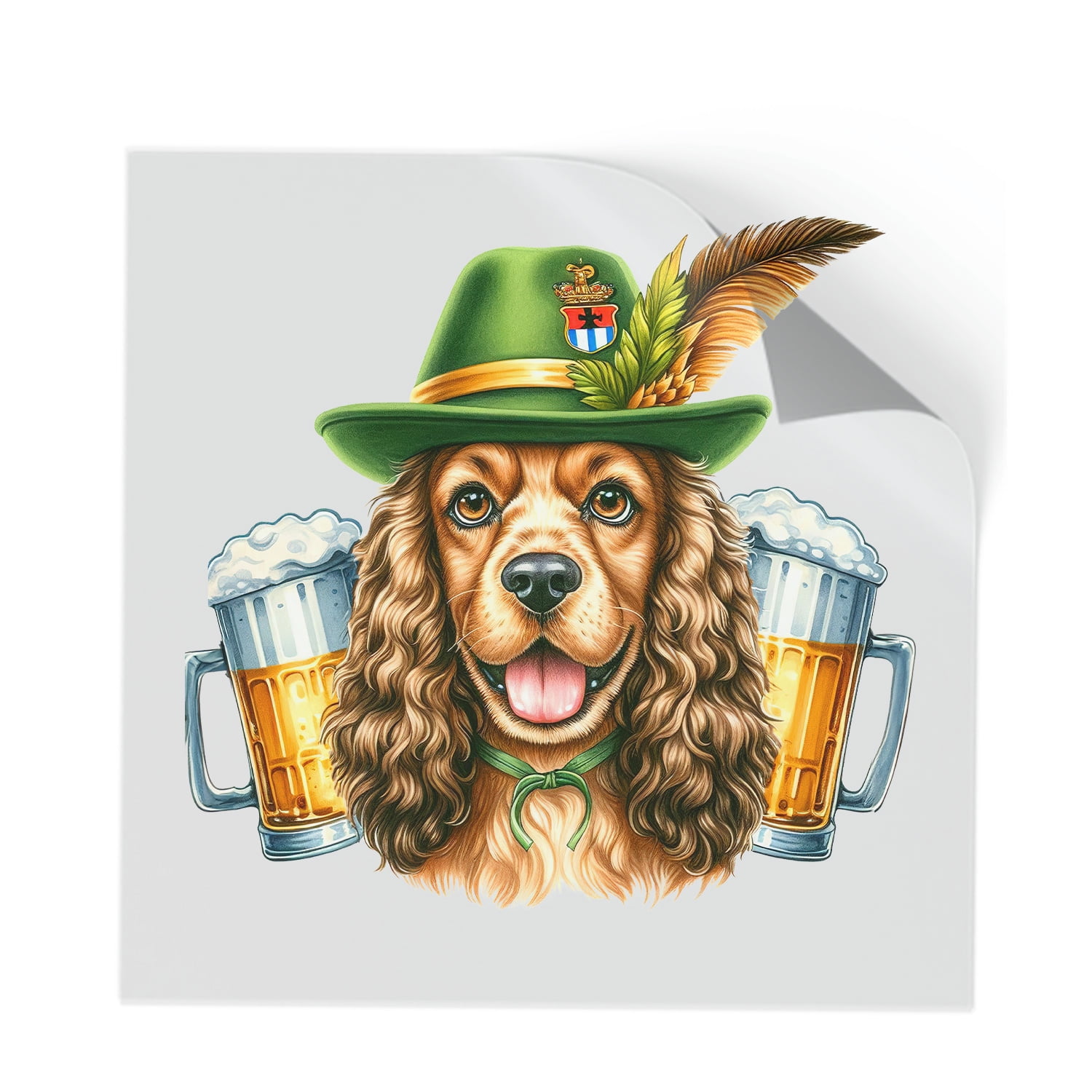 Best Cocker Spaniel Dad Proud Beer Lover Happy Oktoberfest Cutout ...