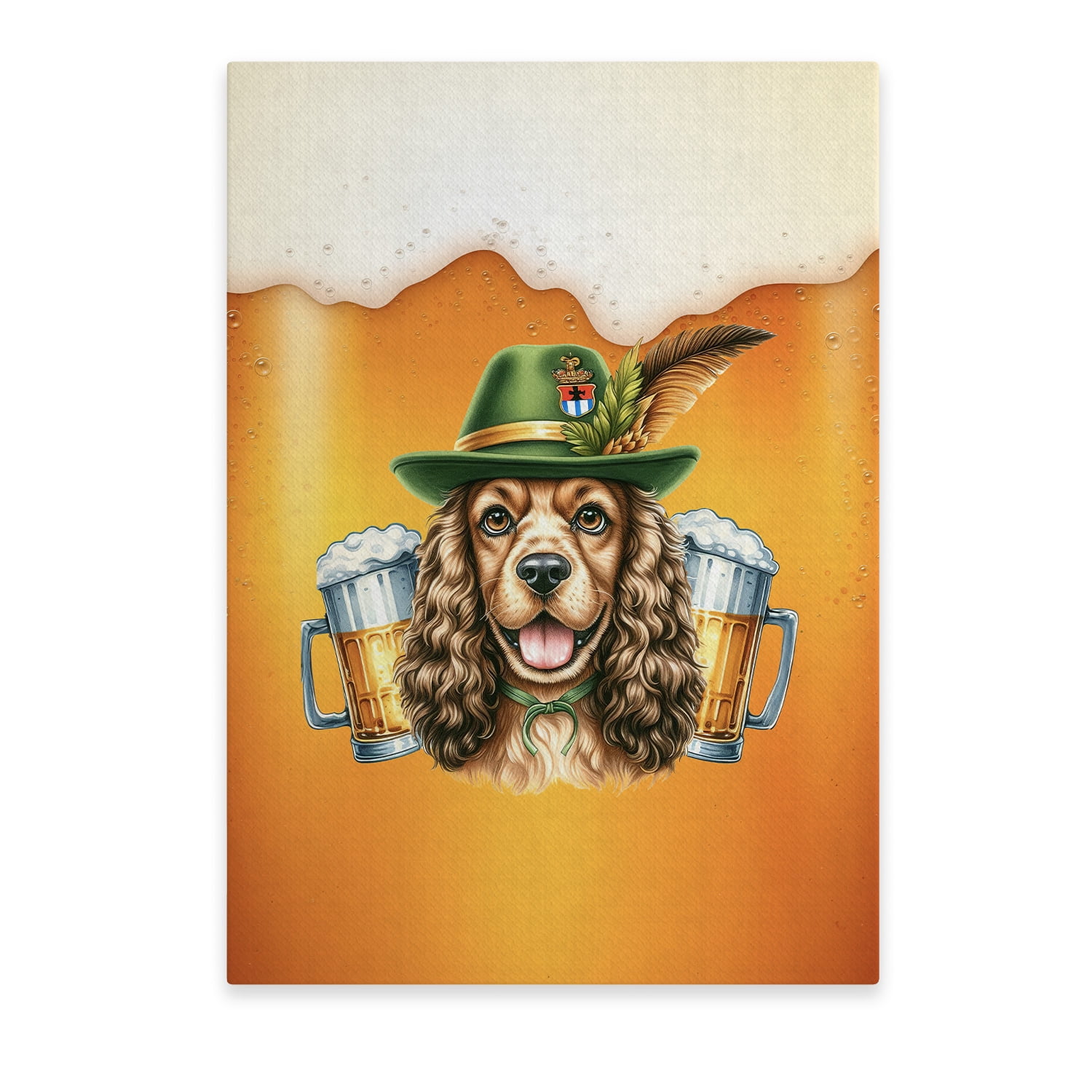 Best Cocker Spaniel Dad Proud Beer Lover Happy Oktoberfest Vertical ...