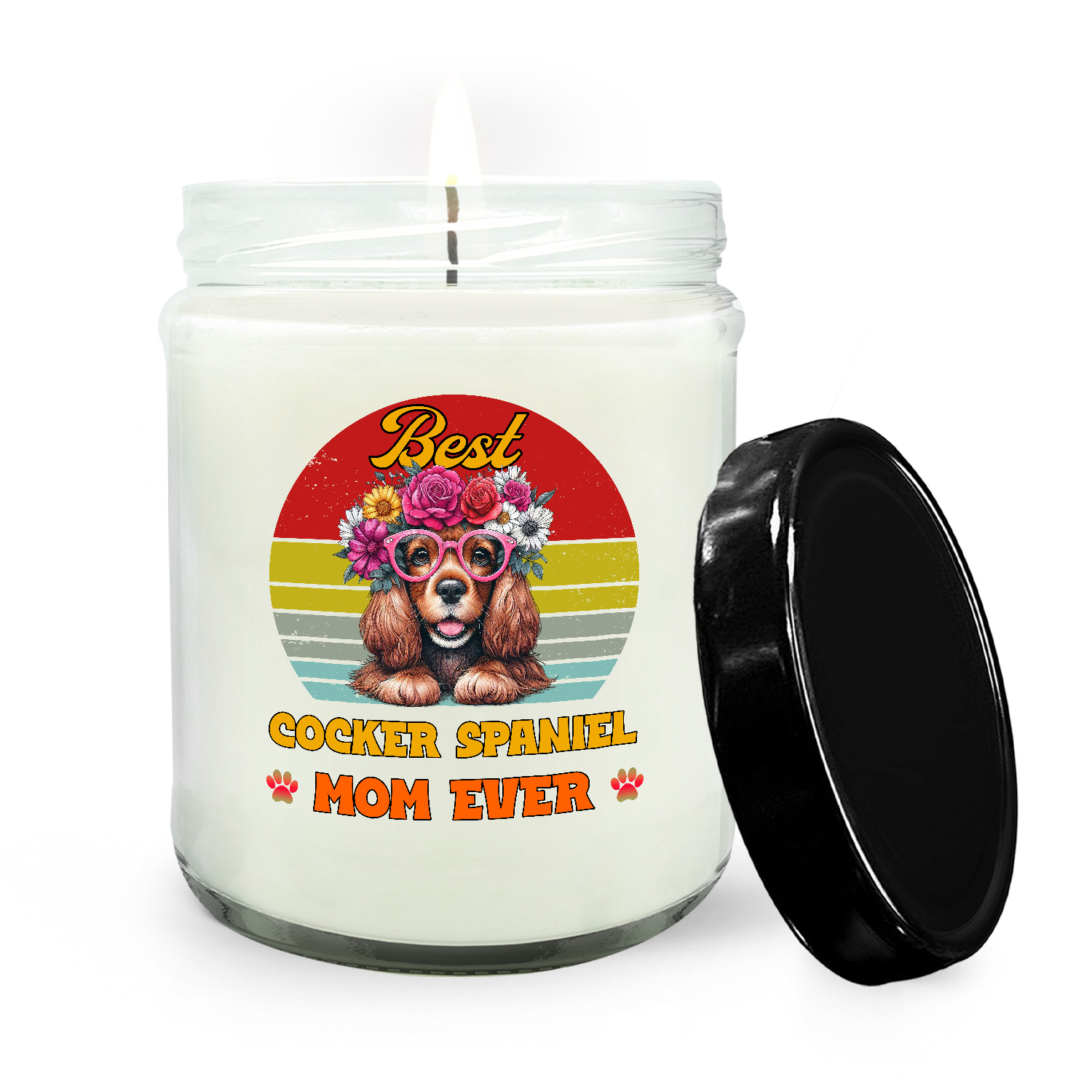 Best Cocker Spaniel Mom Ever Happy Mother's Day Soy Wax Candle Cockers ...