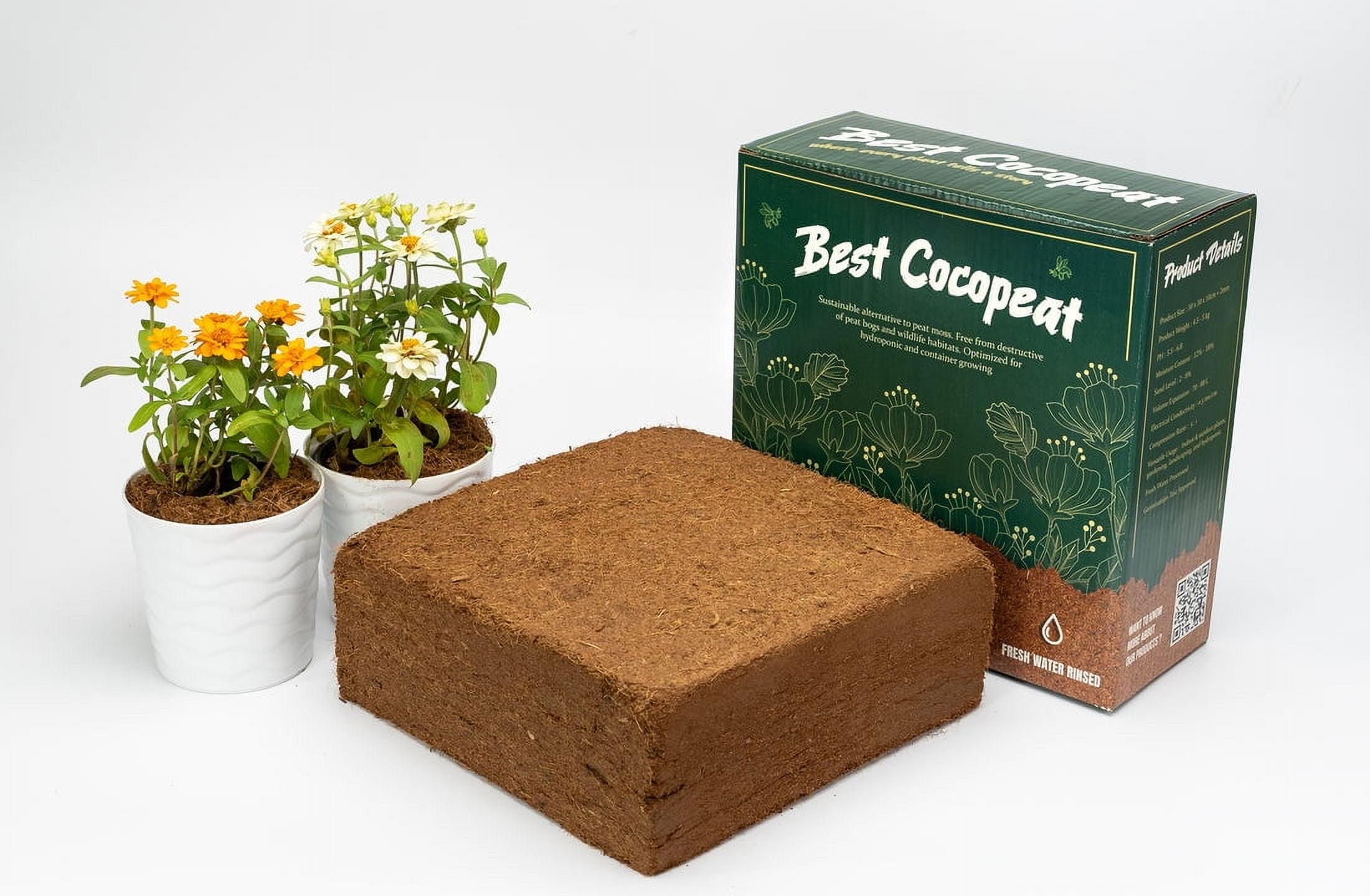 Best Coco Peat - Pack Of 400 Premium Coconut Coir Pith Brick (1 Piece ...