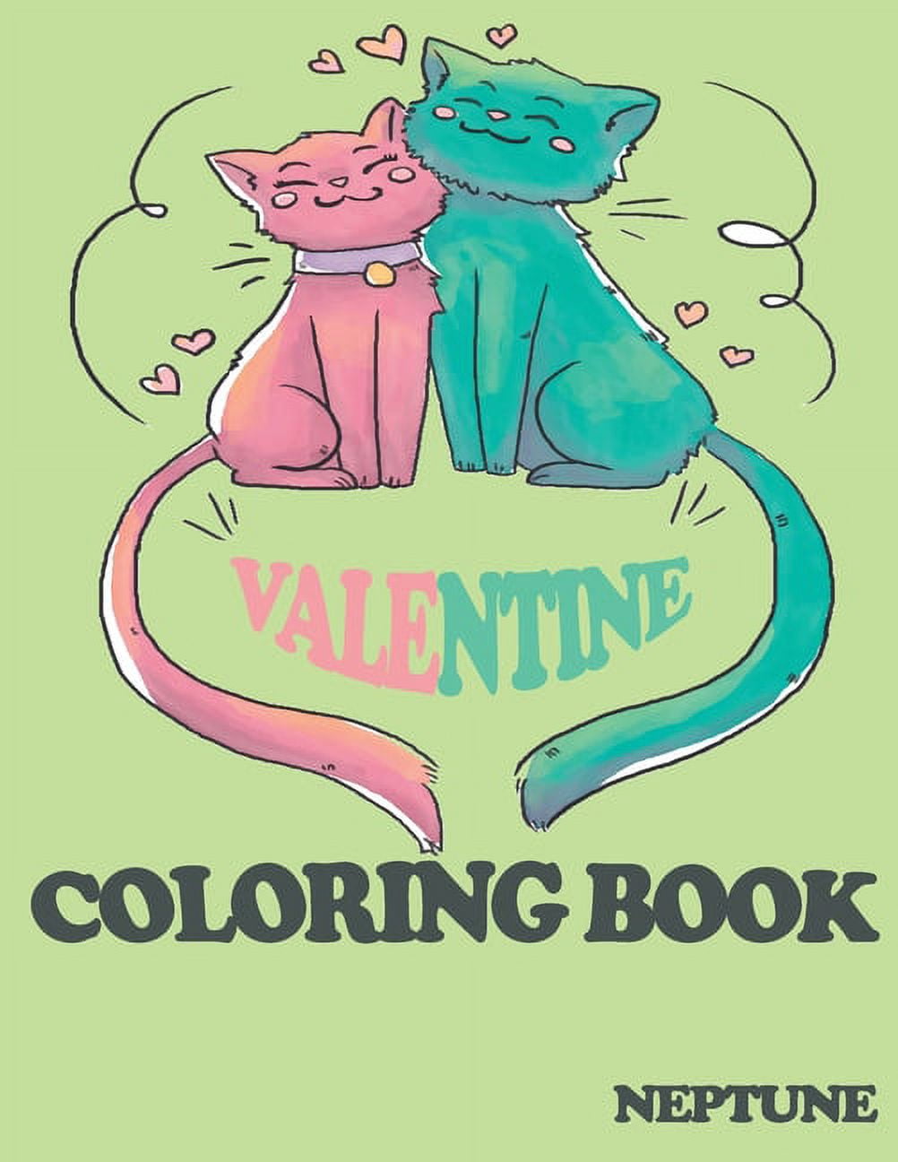 Best Coloring Books for Adults and Kids by Neptune: valentine coloring ...