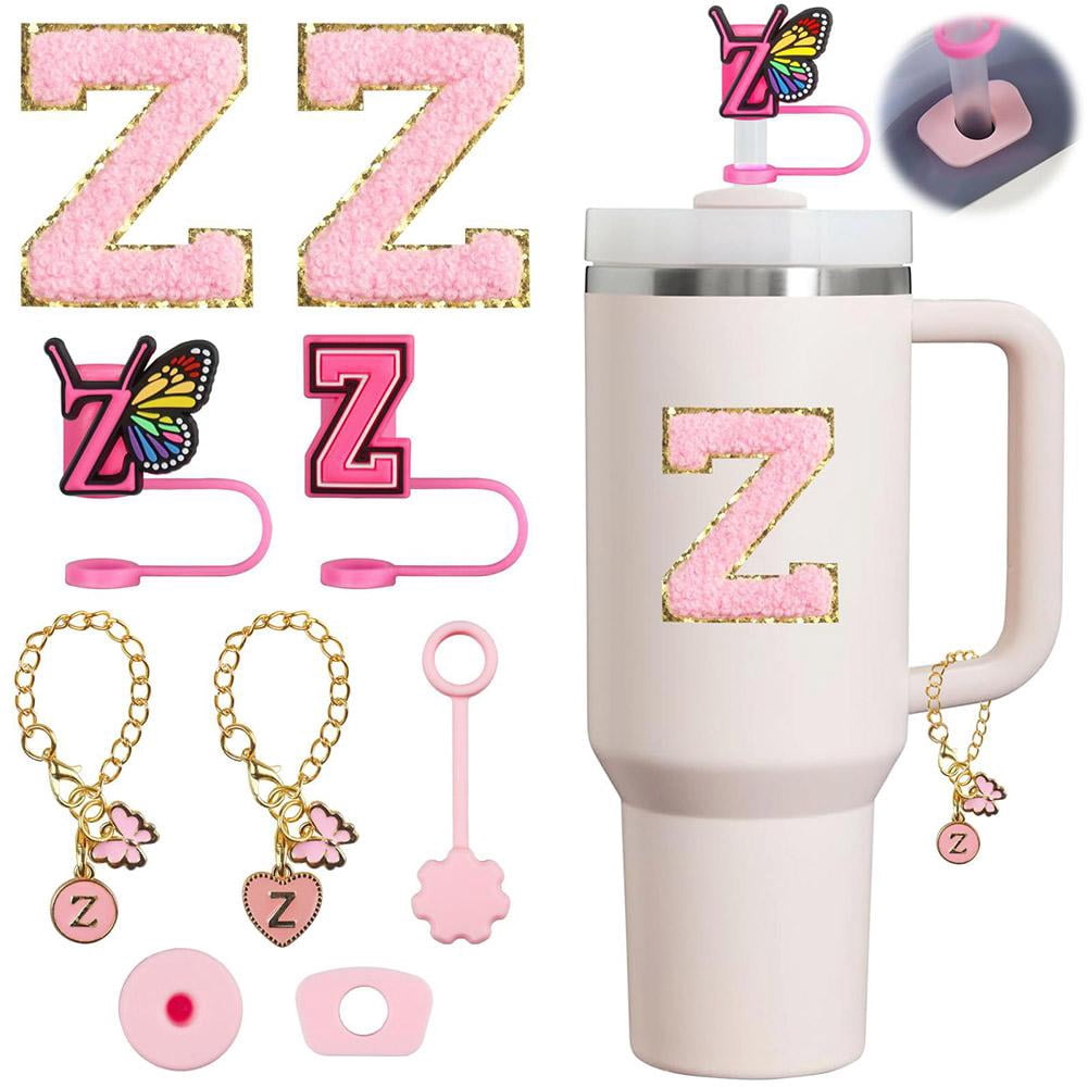 Best-Combination Z (Z)$Alphabet butterfly straw dust cap suitable for ...