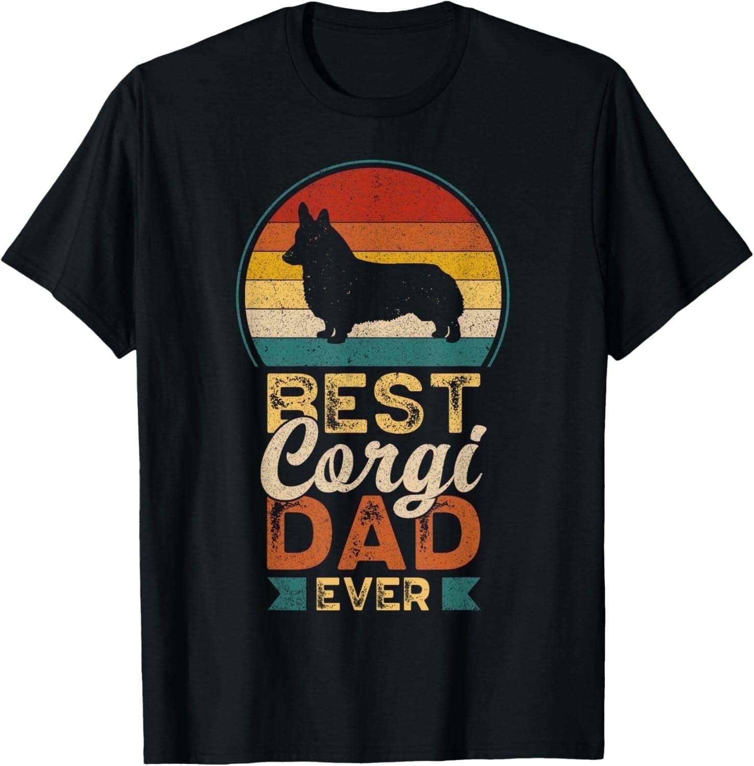 Best Corgi Dad Ever, Father's Day, Welsh Corgi Daddy T-Shirt men and ...