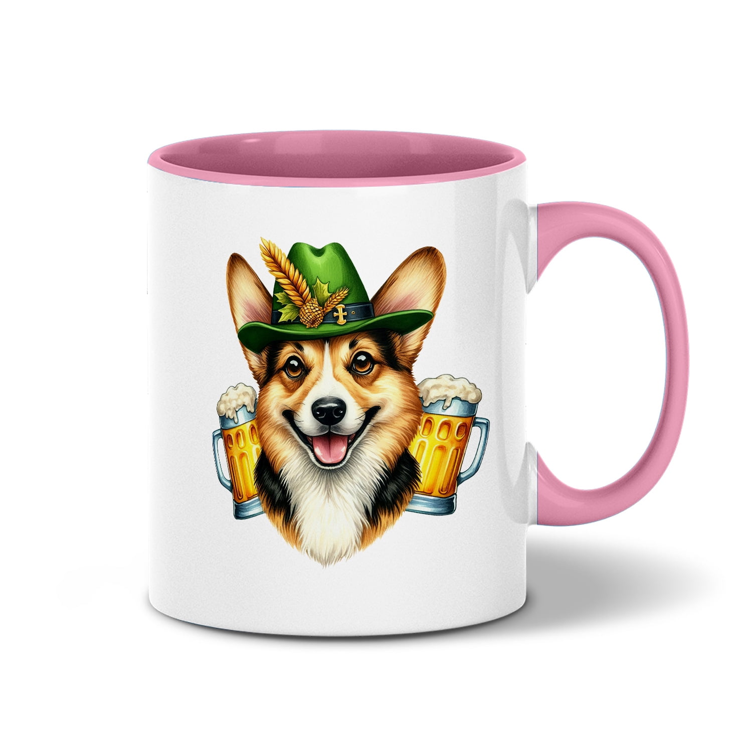 Best Corgi Dad Proud Beer Lover Happy Oktoberfest 11oz Accent Two-tone ...