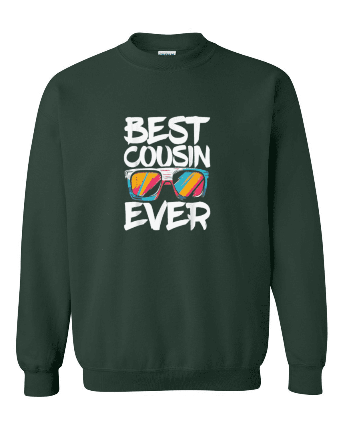 Best Cousin Ever Family Bond Quote with Love Celebration Sweatshirt, up ...