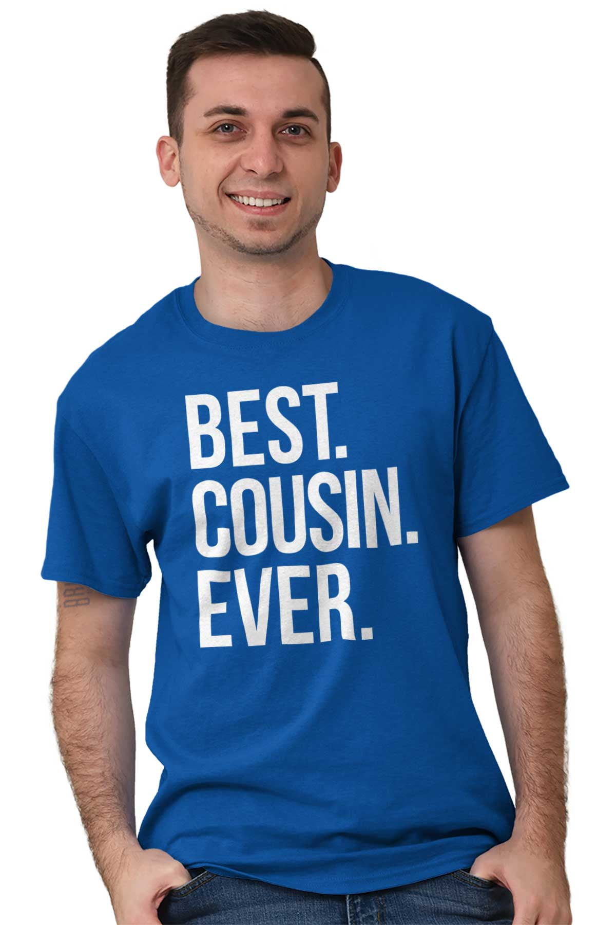 Best Cousin Ever Family Relatives Men's Graphic T Shirt Tees Brisco Brands X - Walmart.com