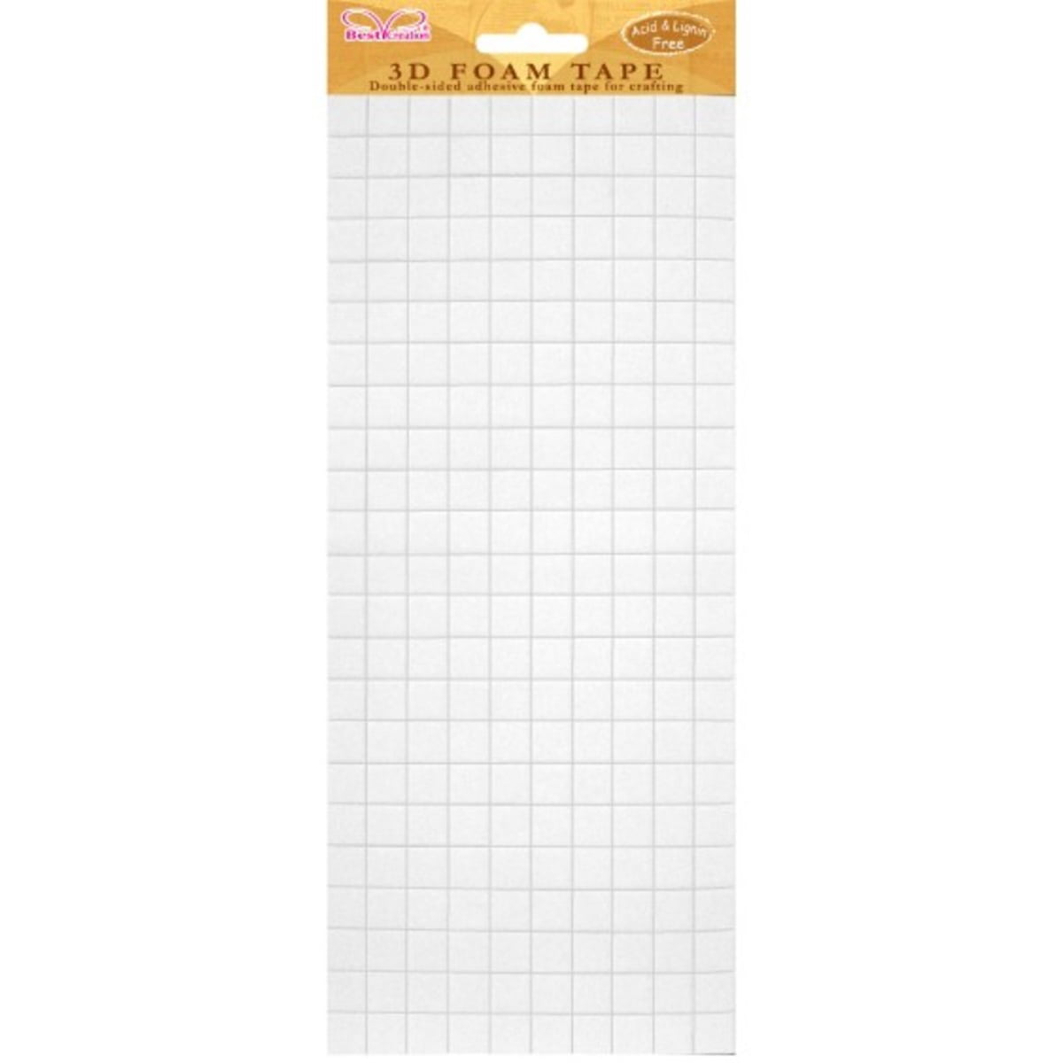 Best Creation Double Sided Foam Tape Big Squares - Walmart.com