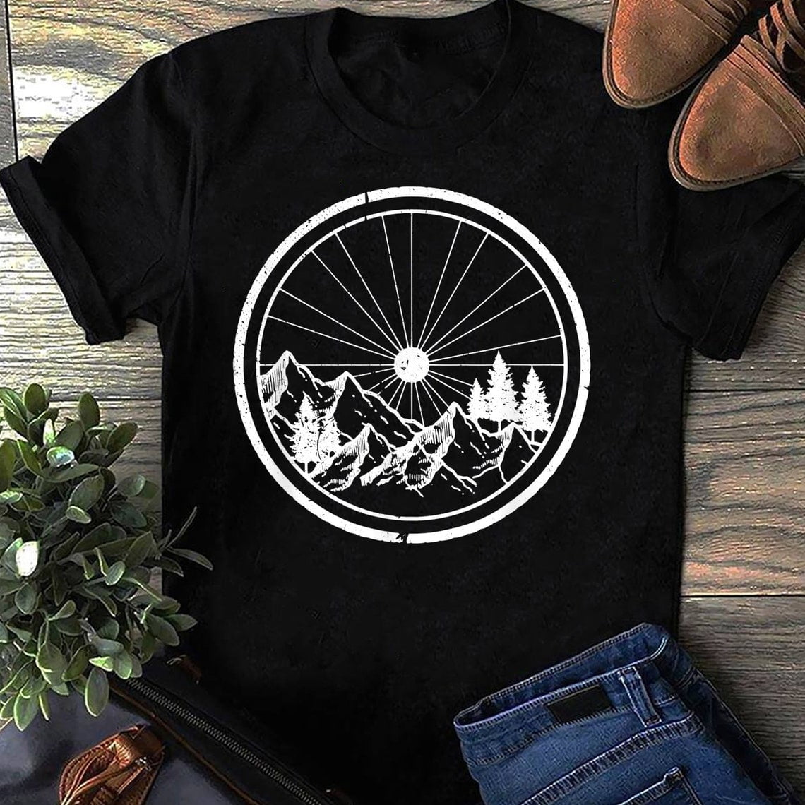 Best Cycling Gift Ideas Mountain Biking Dad T-Shirt - Mountain Bike T ...