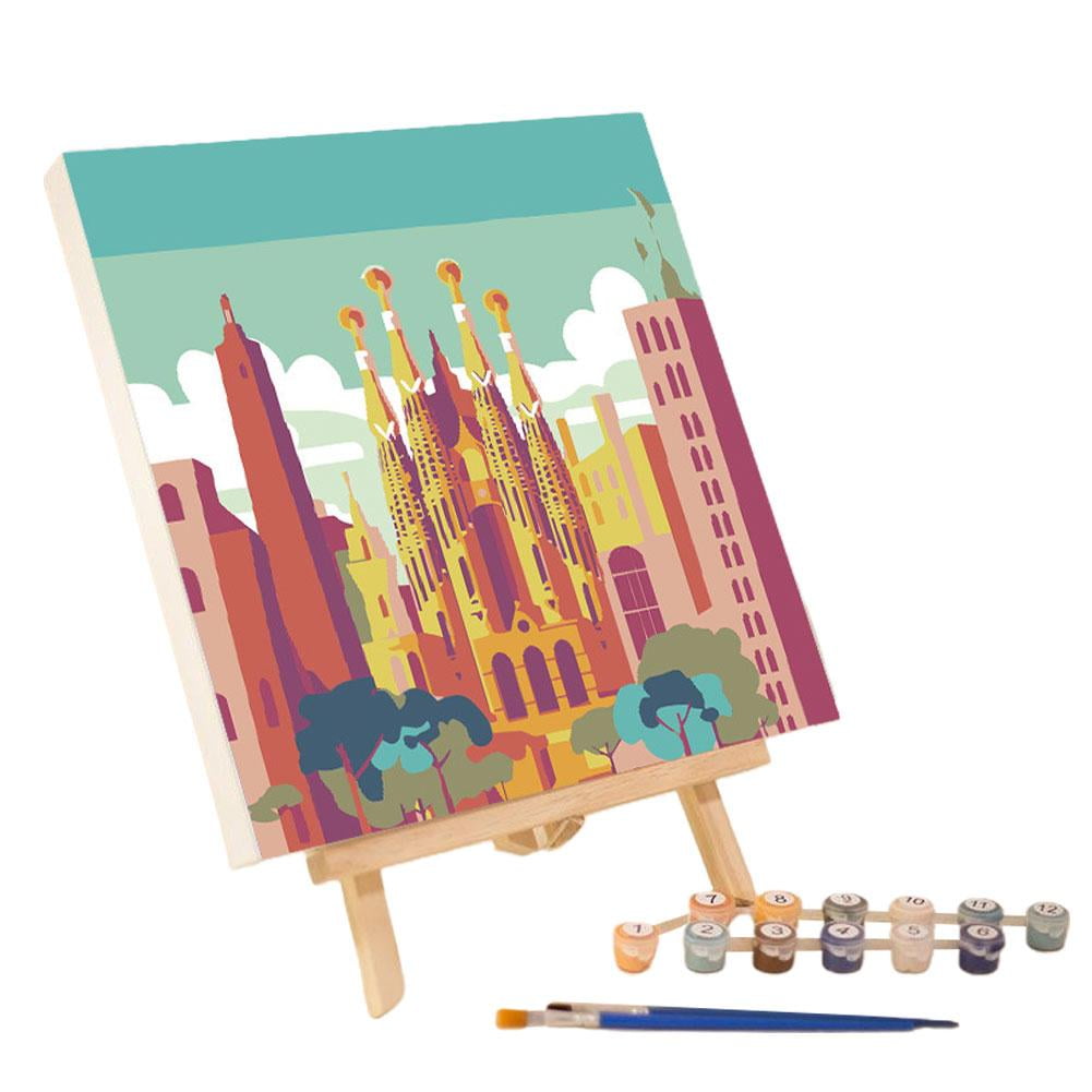 Best-DIY Paint By Number Kit Digital Oil Painting Acrylic оц Home ...