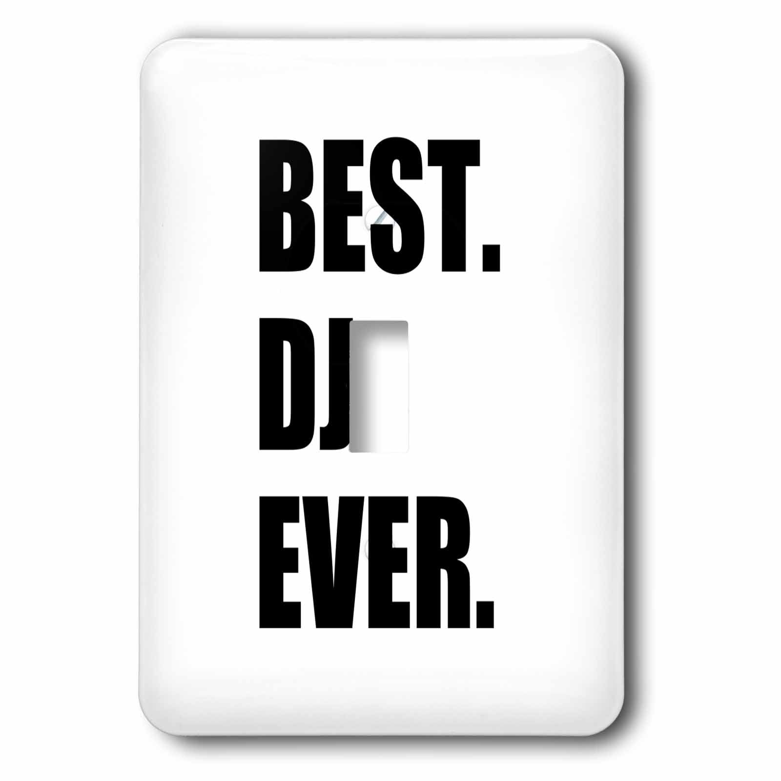 Best DJ Ever - fun musical job pride gifts for music deejay - black ...