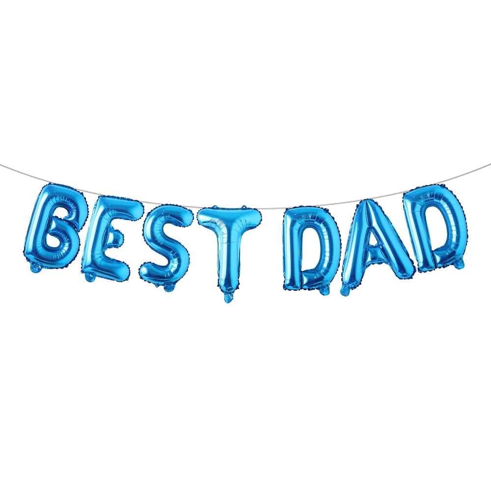 Best Dad Balloon Set Happy Fathers Day Balloons, Worlds Best Dad ...
