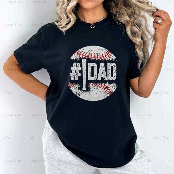 Best Dad Baseball Number One Daddy Son Loving Fathers Day Sport Fan ...