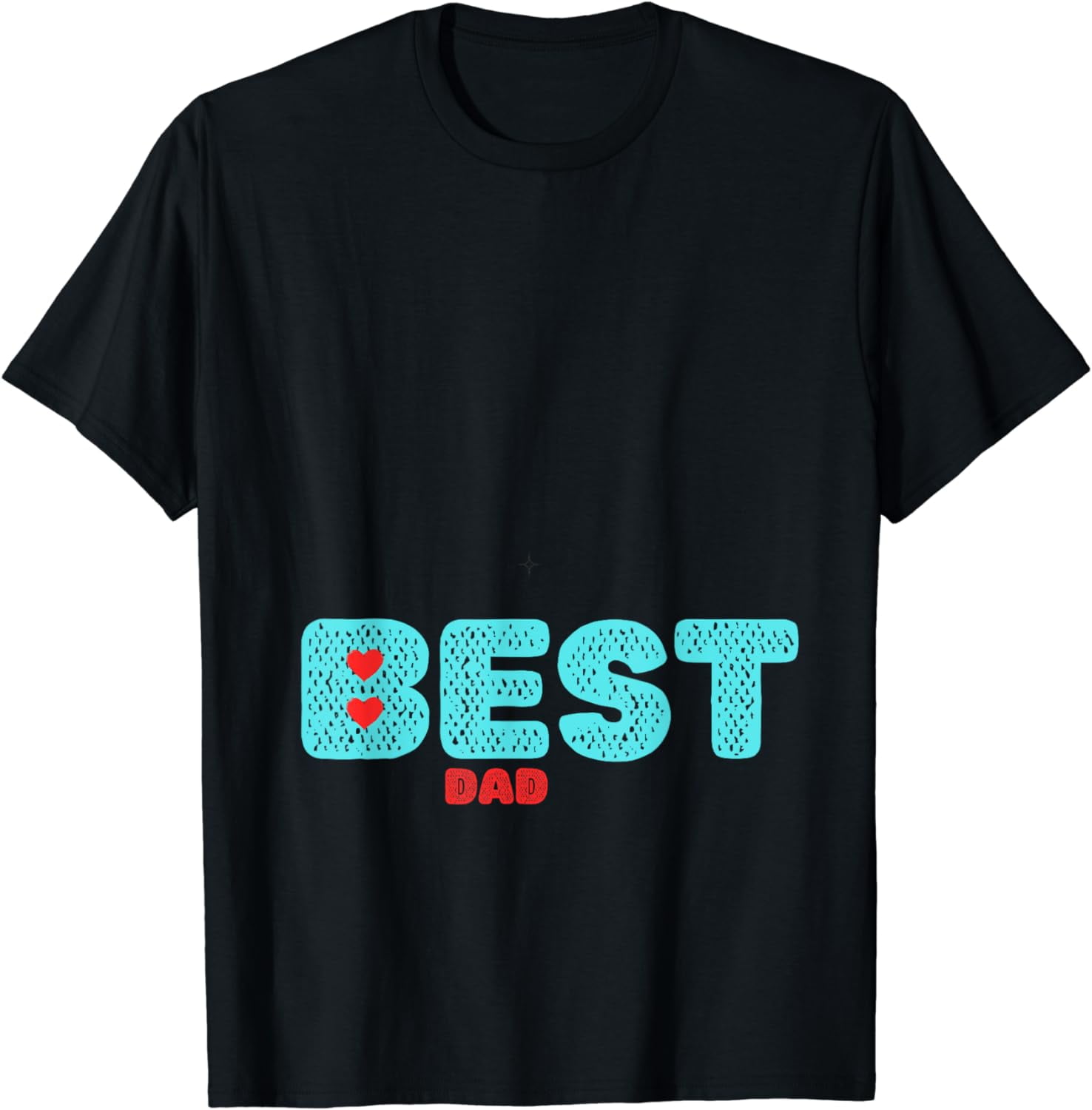 Best Dad - Bold Design with Heart Accents ilove dad T-Shirt - Walmart.com