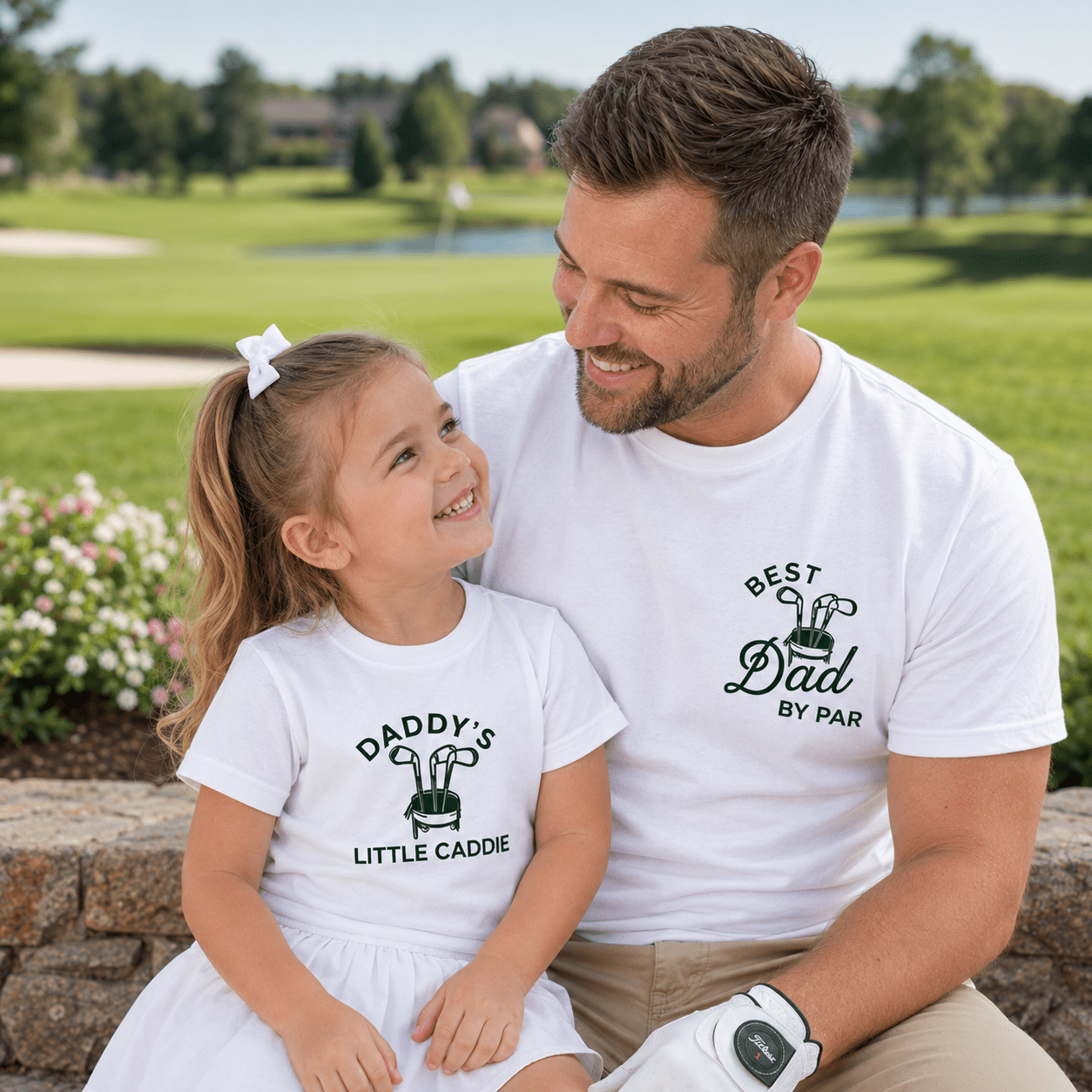 Best Dad By Par Daddy's Little Caddie Matching Shirts, Dad Daughter ...