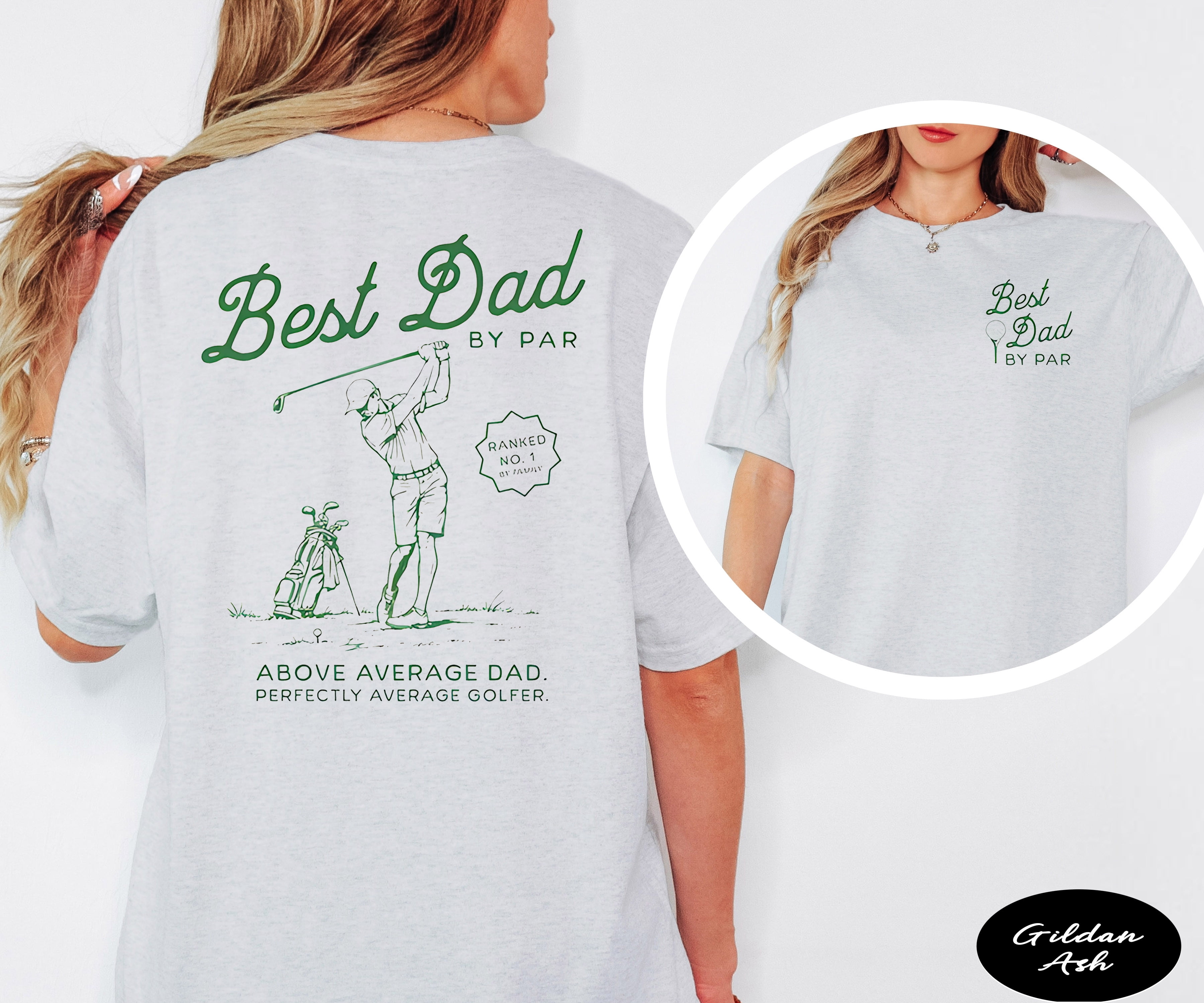 Best Dad By Par Golf T-Shirt, Funny Fathers Day Gift for Golfer ...